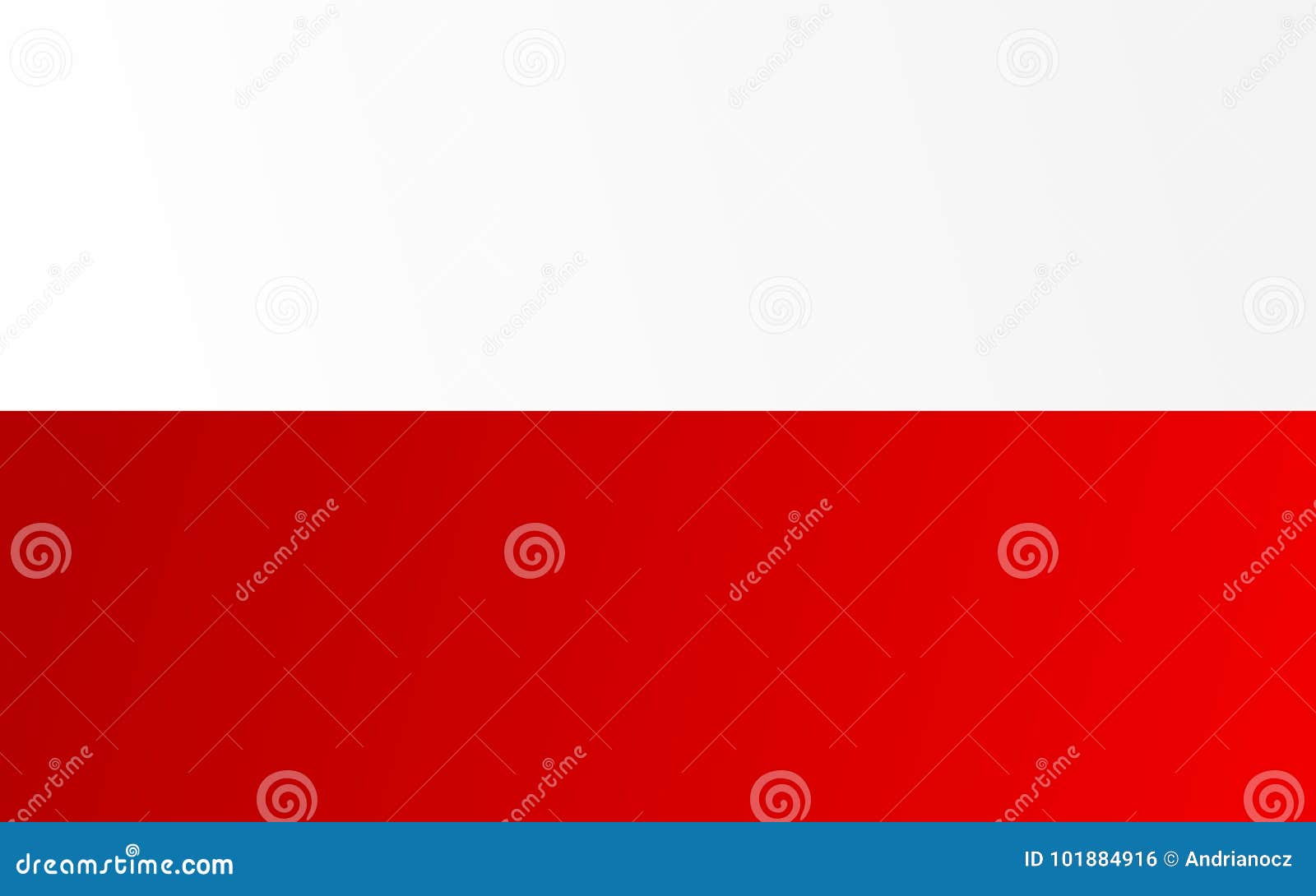Flag of Poland with Transition Color - Vector Image Stock Vector ...