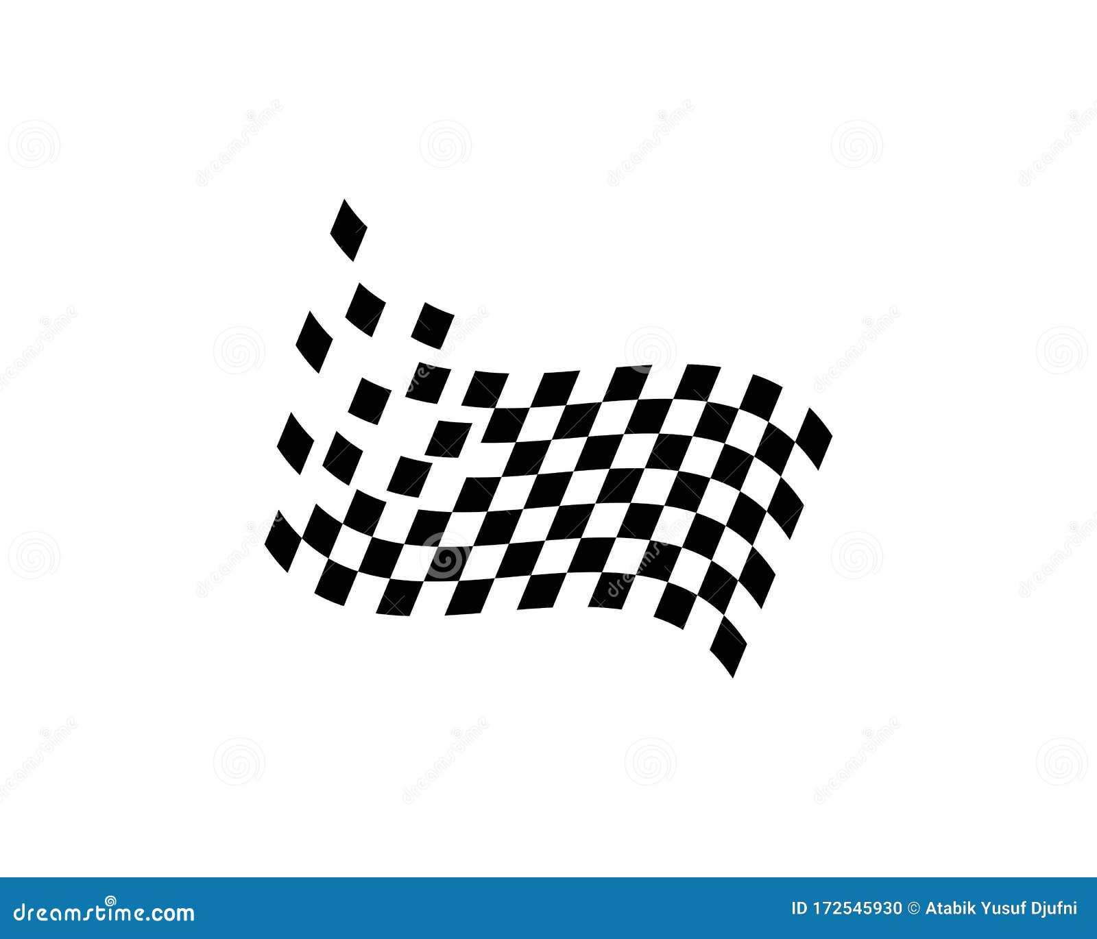 Flag race vector icon stock vector. Illustration of icon - 172545930