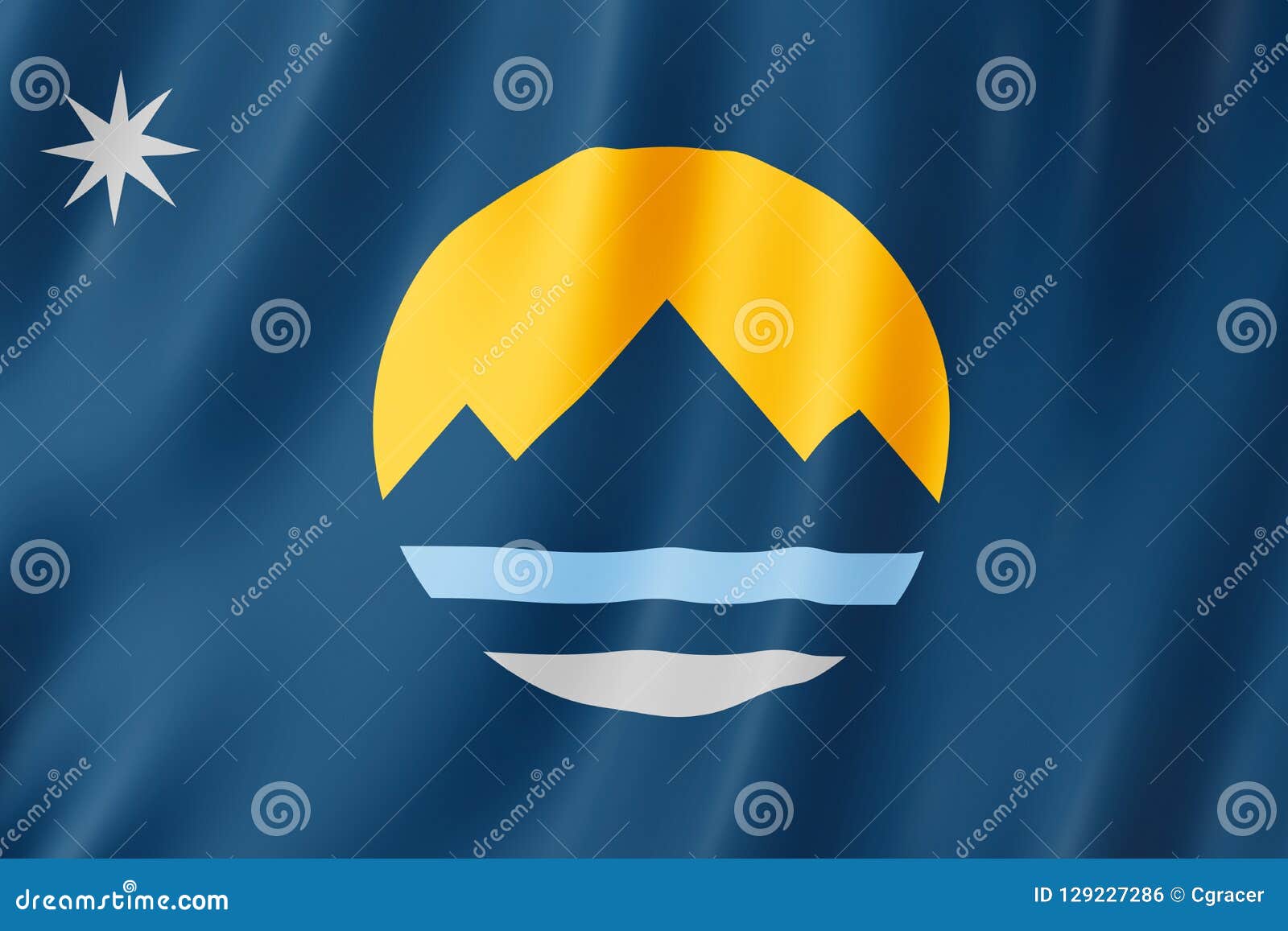 Flag of Reno City, Nevada US Stock Illustration - Illustration of ...