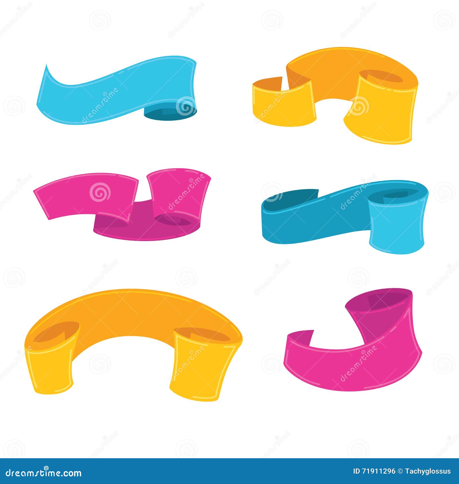 Flag and ribbons stock vector. Illustration of concept - 71911296