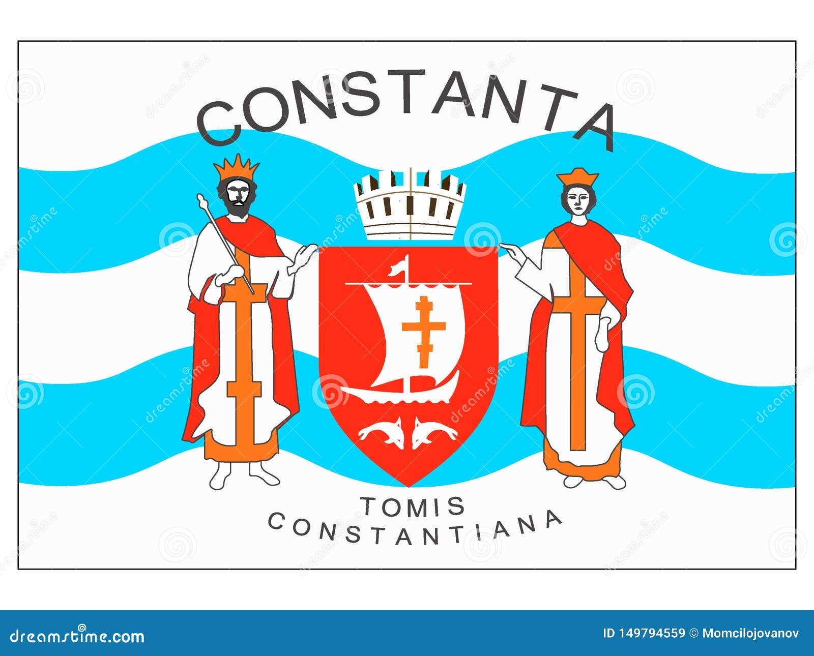 Map Of The City Of Constanta. Stock Photo | CartoonDealer.com #305322636