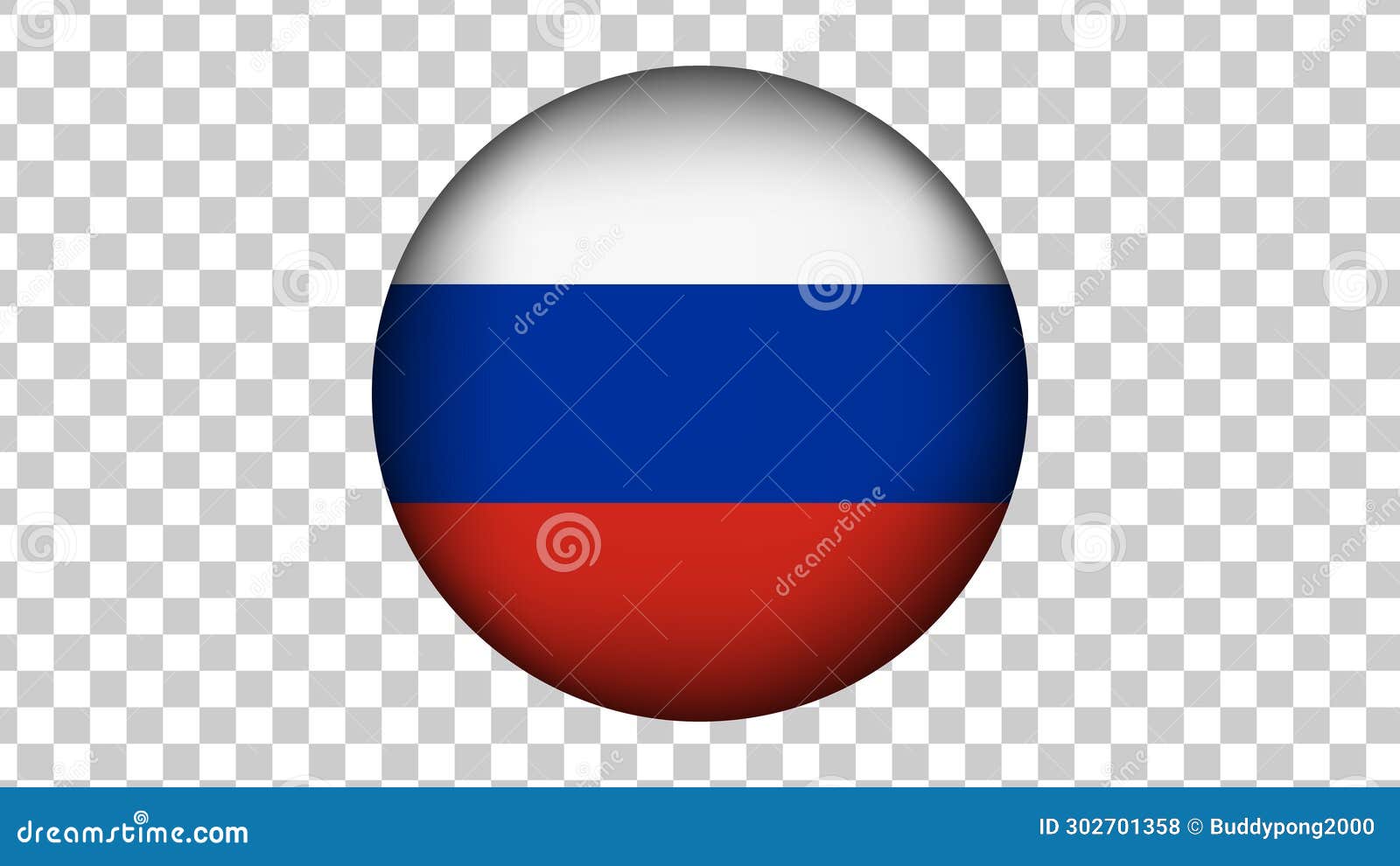 Flag of Russia Isolated on Transparent Background for Brics Logo Web ...