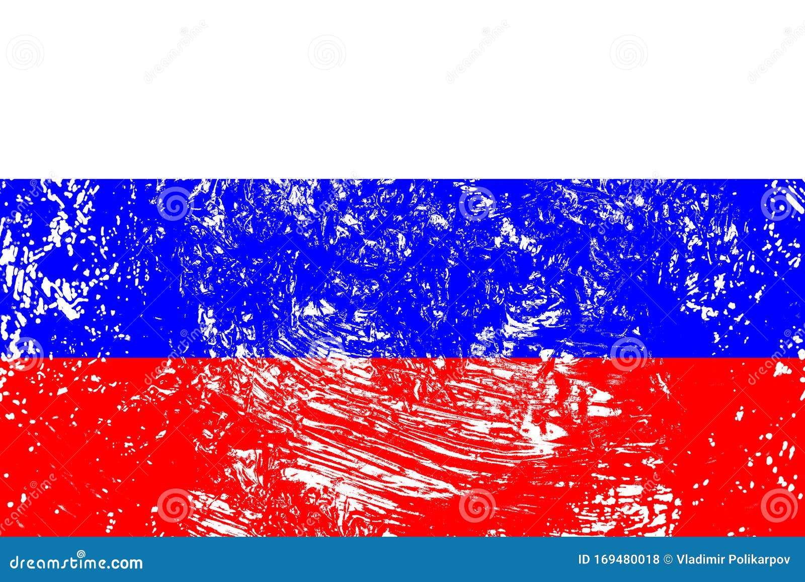Flag of Russia with Texture. Template for Design Stock Illustration ...