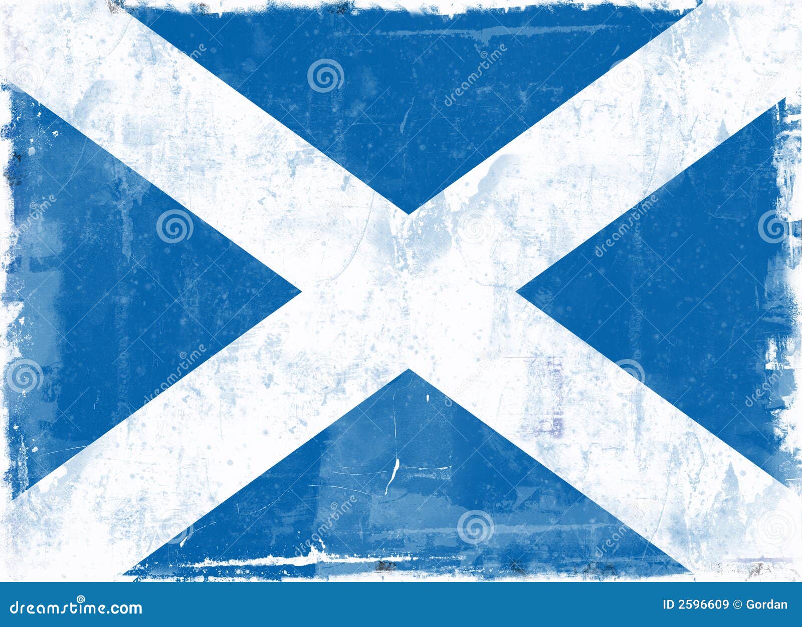Flag Of Scotland Also Known As St Andrews Cross Or The Saltire Vector ...