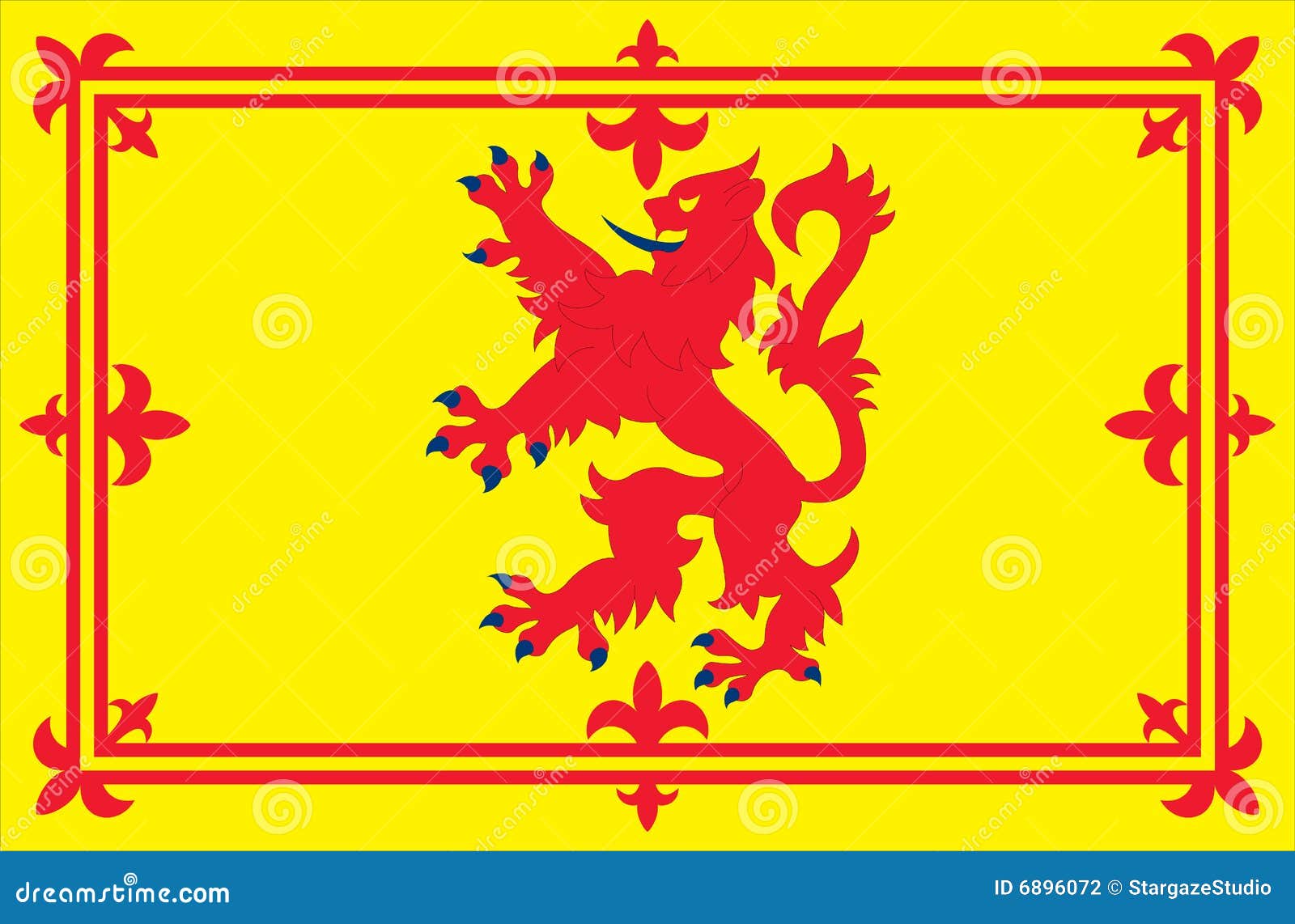 Flag Of Scotland Stock Photography - Image: 6896072