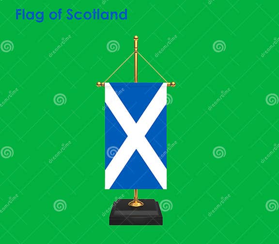 Flag of Scotland, Scotland Flag, National Flag of Scotland. Table Flag ...