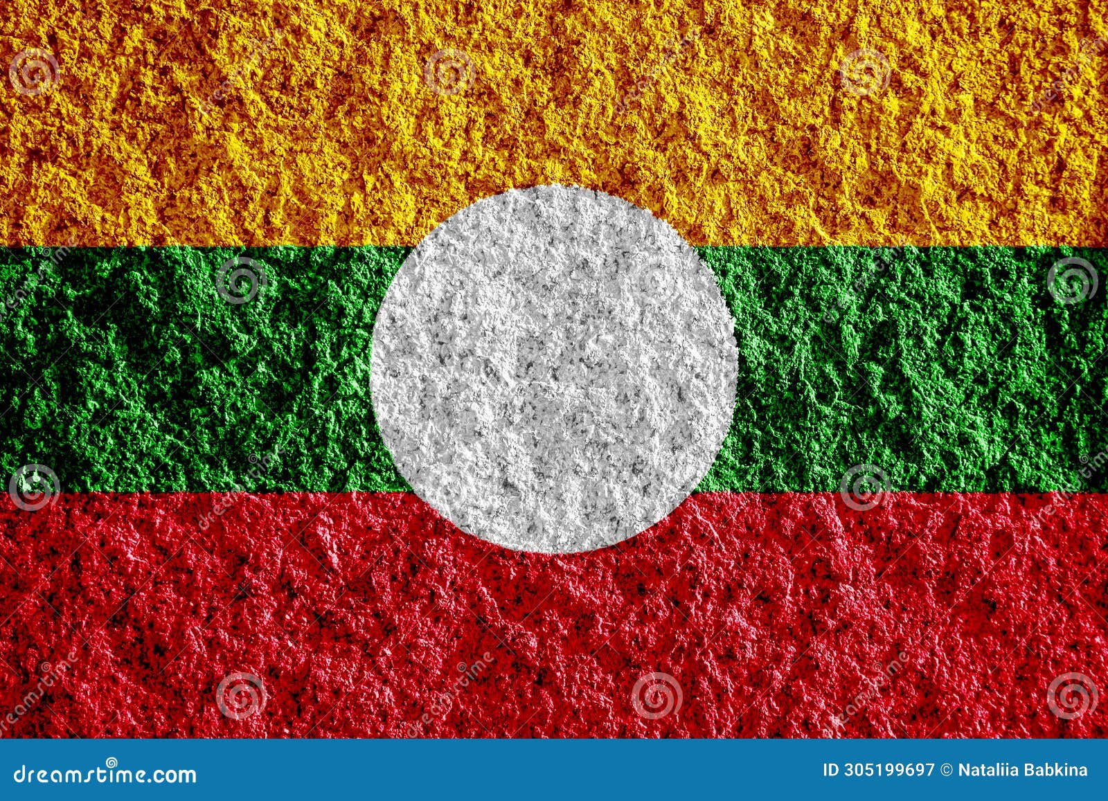 Flag of Shan State on a Textured Background. Concept Collage Stock ...