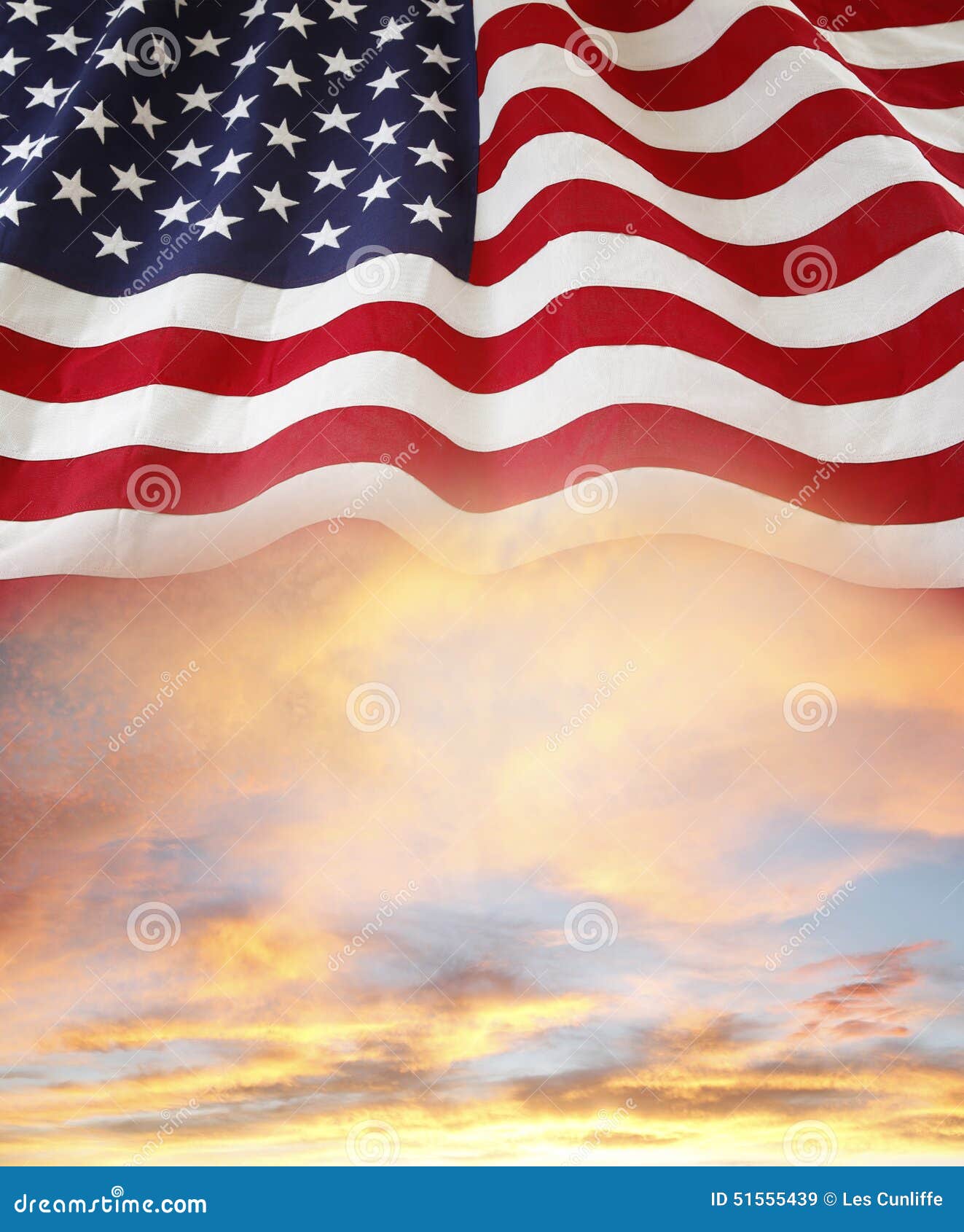 Flag and sky stock image. Image of outside, evening, flying - 51555439