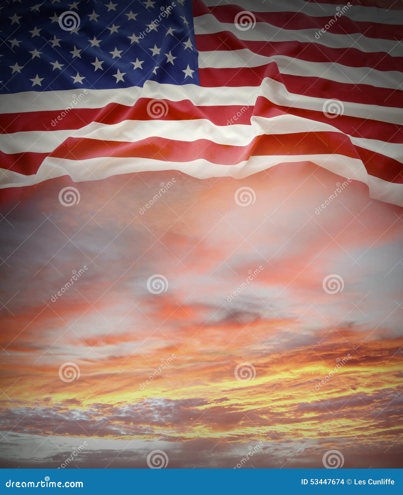 Flag and sky stock photo. Image of government, democracy - 53447674