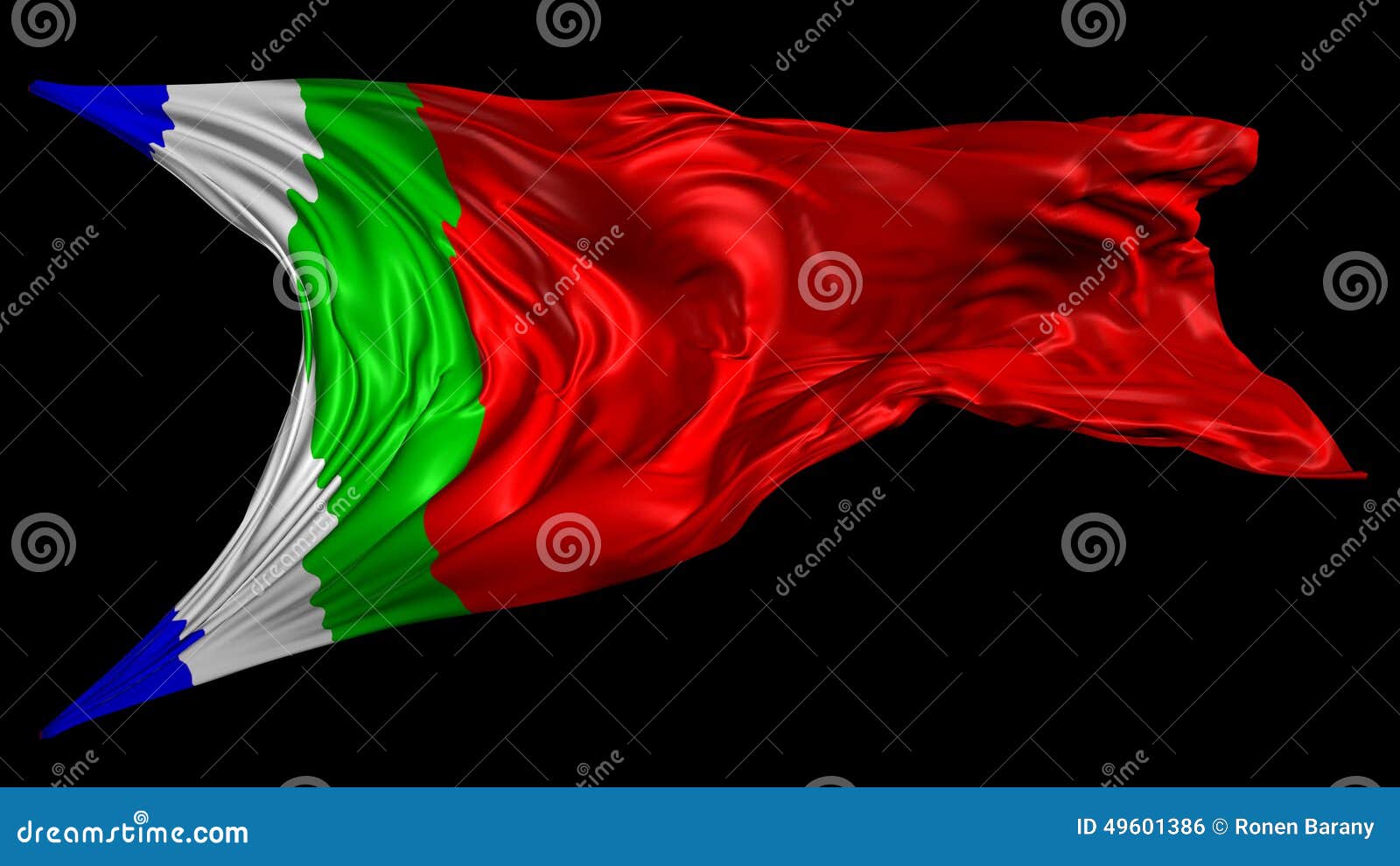 Flag of south Moluccas stock footage. Video of animation - 49601386