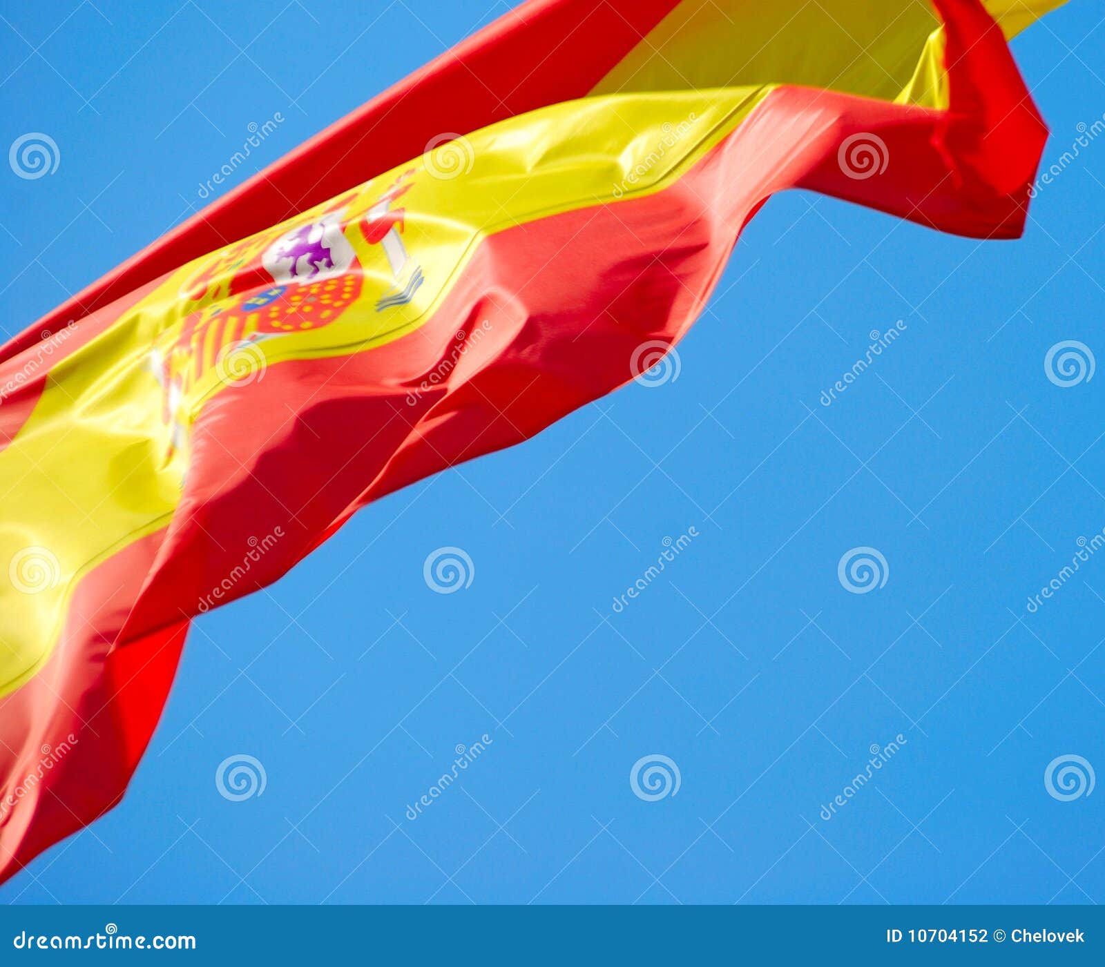 Flag of Spain stock photo. Image of outdoor, country - 10704152
