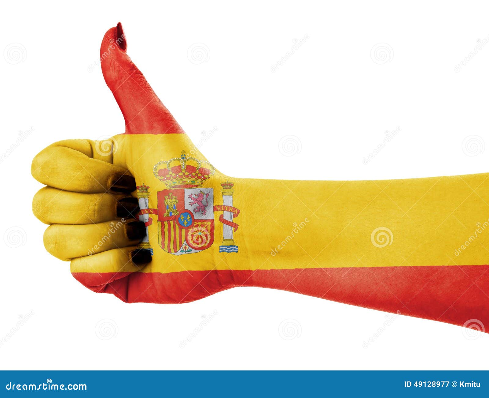 Flag of Spain stock image. Image of banner, isolated - 49128977