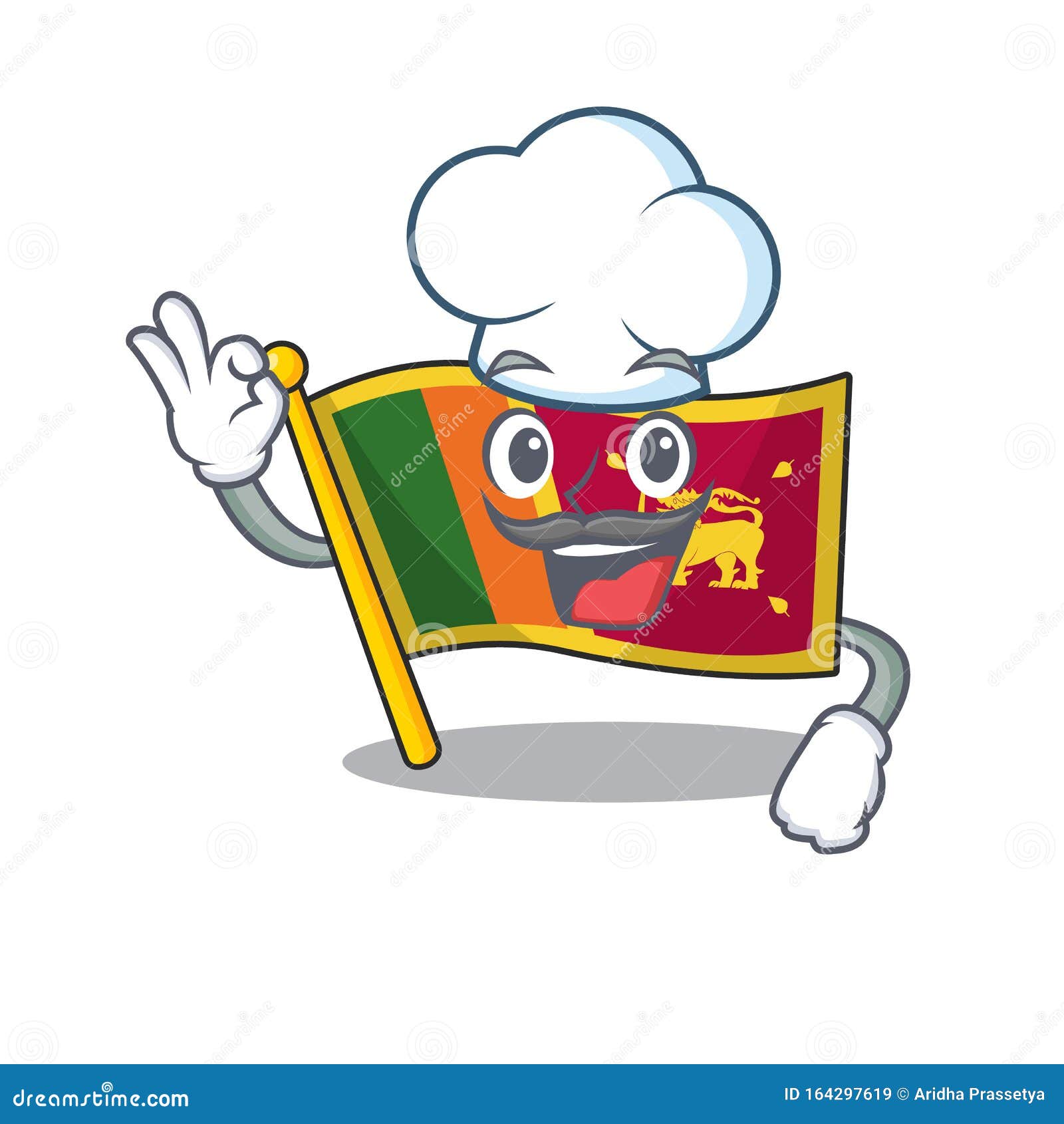 Character From Sri Lanka Dressed In The Traditional Wedding Way Cartoon ...