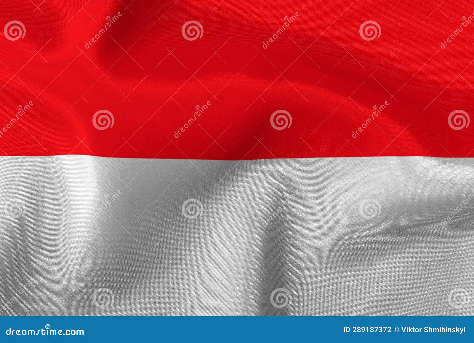 Flag of the State of Monaco Close-up Stock Photo - Image of symbol ...