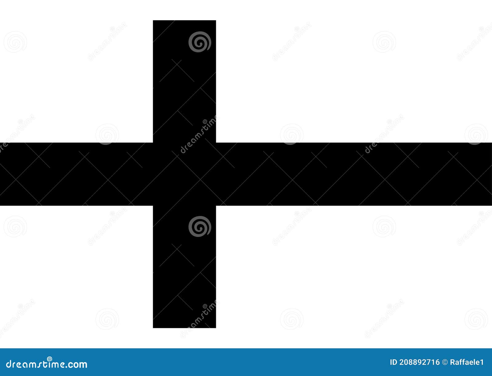Flag of State of the Teutonic Order Stock Illustration - Illustration ...
