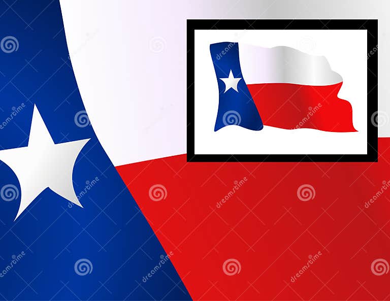 Flag of the State of Texas stock vector. Illustration of banner - 9281453