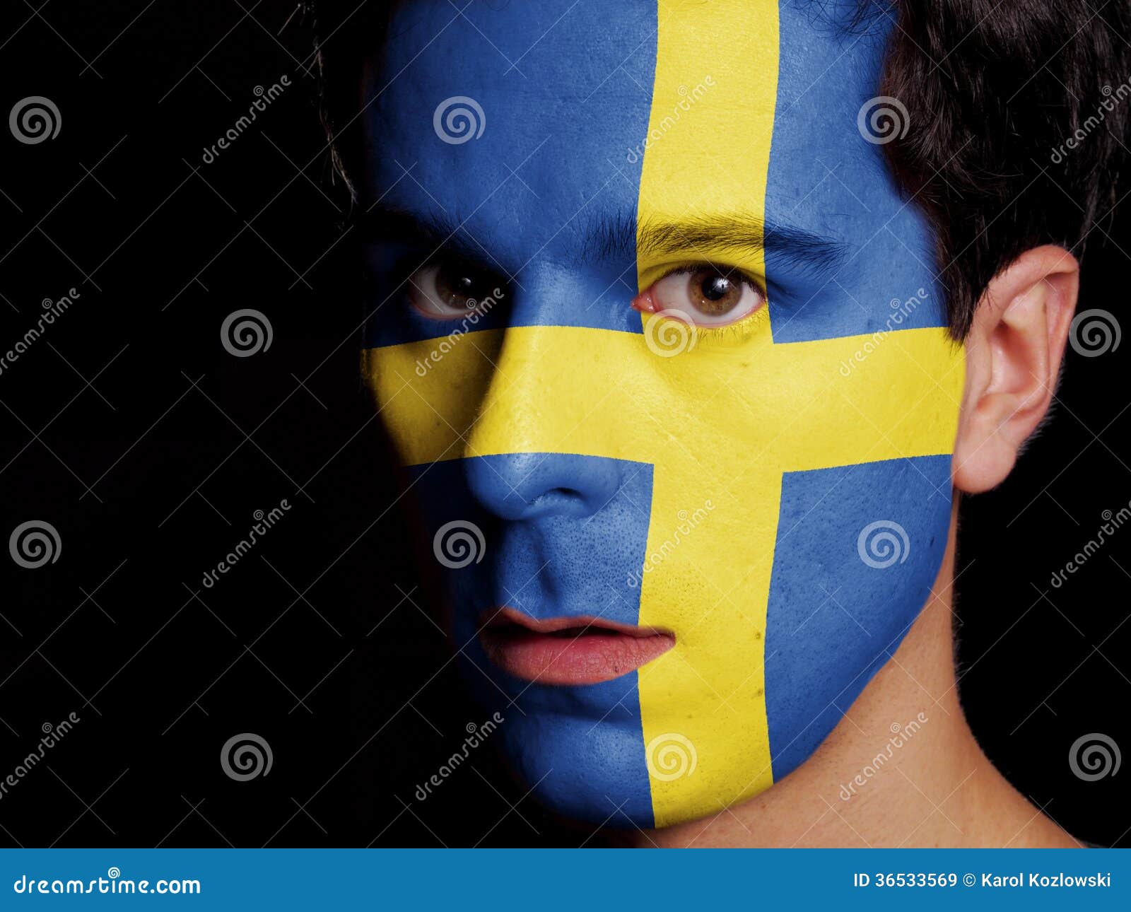 Flag of Sweden stock image. Image of attractive, patriot - 36533569