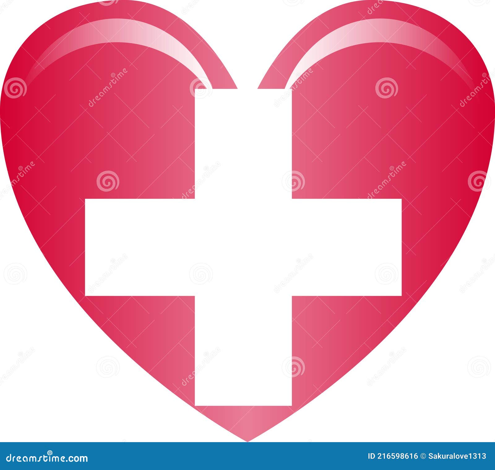 Flag of Switzerland White Cross Marks the Middle of the Banner. Stock ...