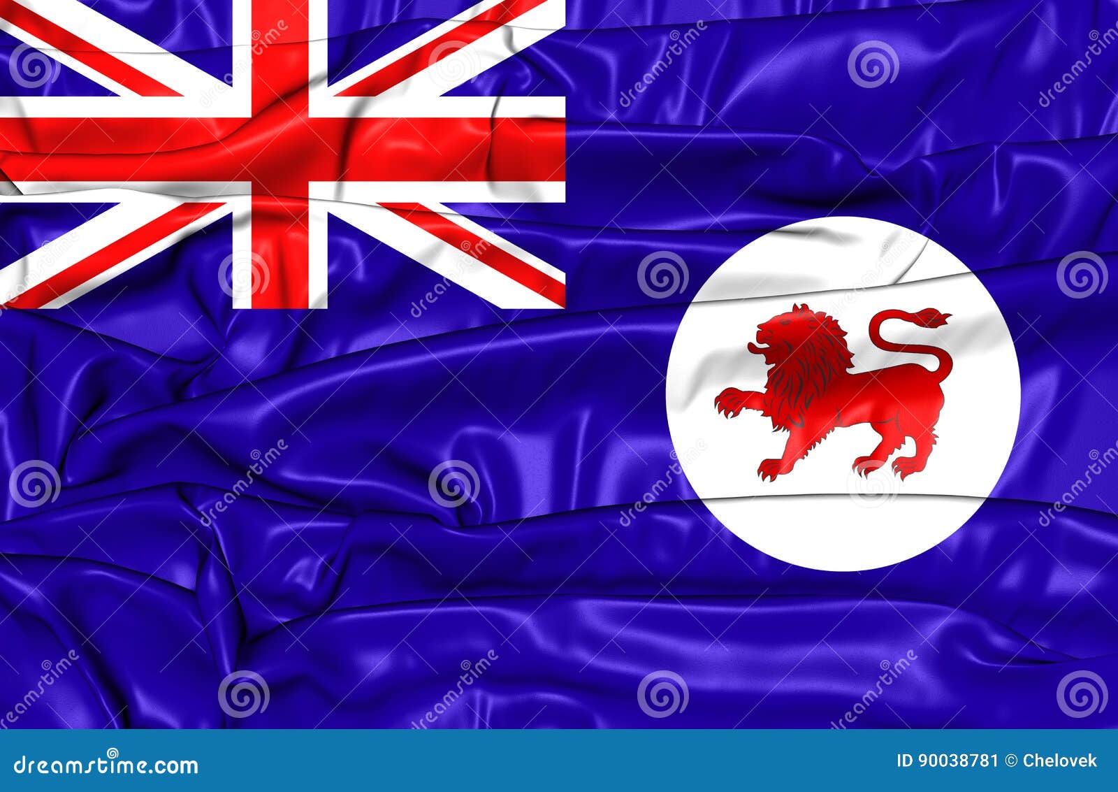 Flag of Tasmania, Australia. Stock Illustration - Illustration of close ...