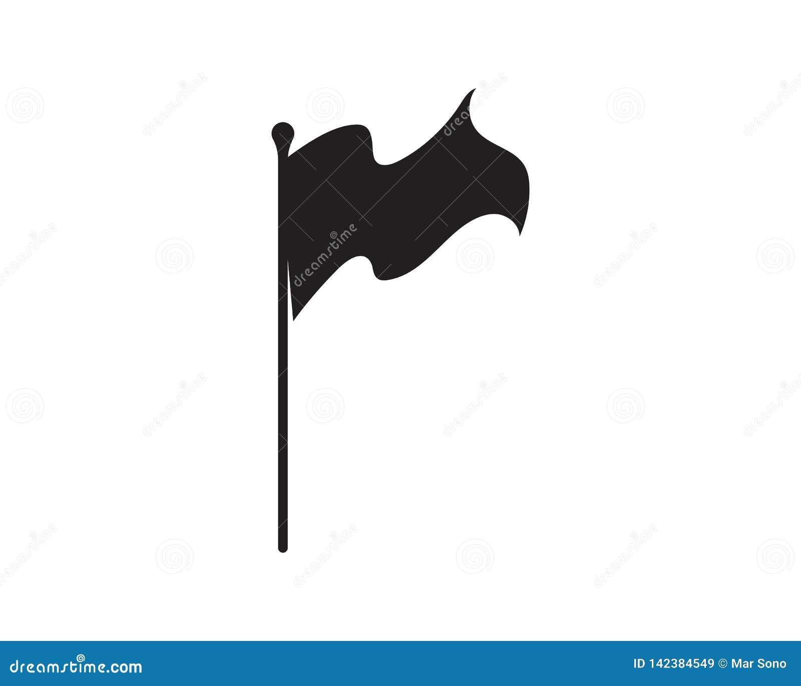 Flag Template Logo and Symbol Vectors Stock Vector - Illustration of ...