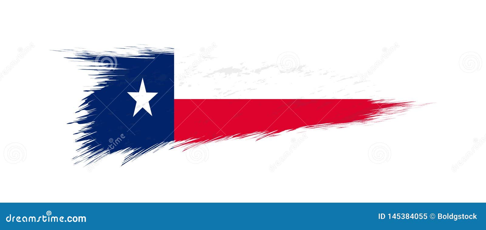 Texas Flag Illustration