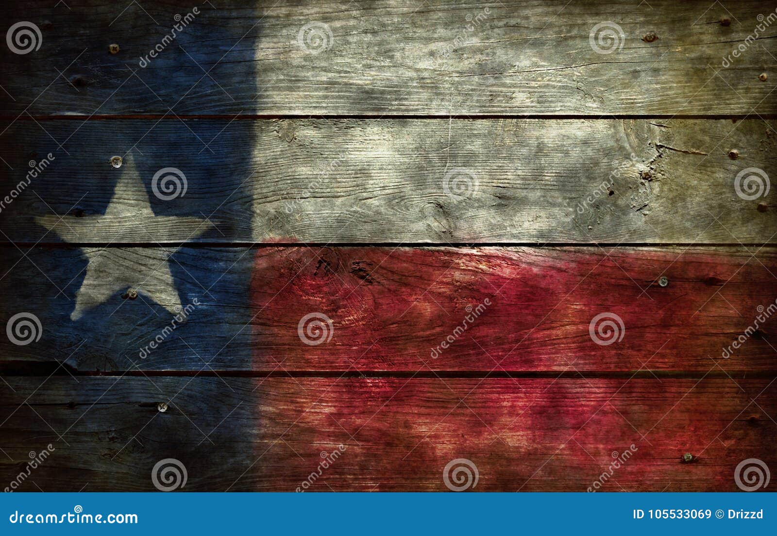 USA Flag And The Texas Flag Waving Together In The Hill Country Royalty ...