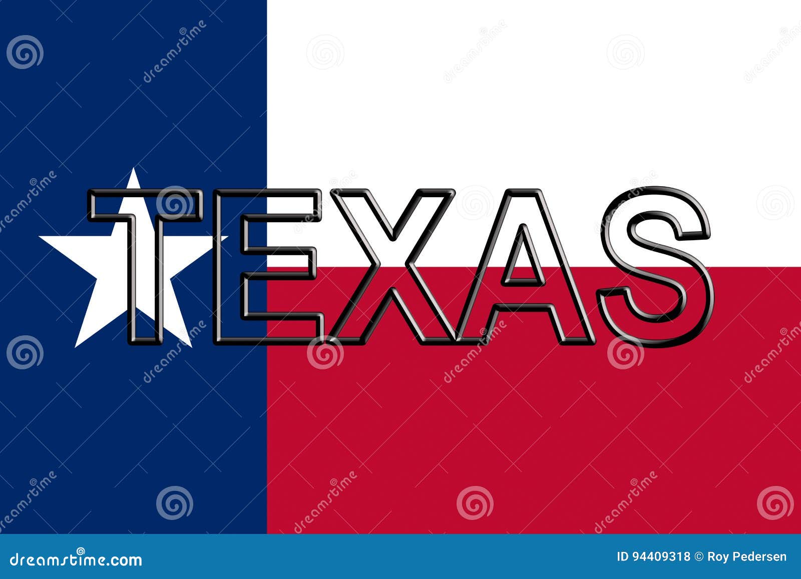 Flag of Texas Word stock illustration. Illustration of flag - 94409318