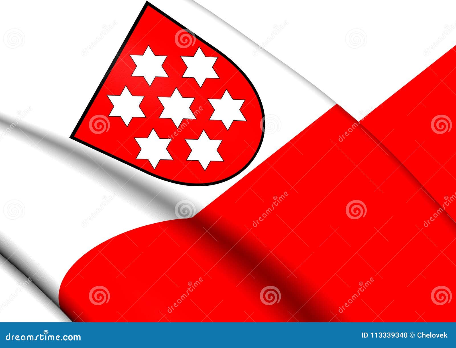 Flag of Thuringia Weimar Republic, Germany. Stock Illustration ...