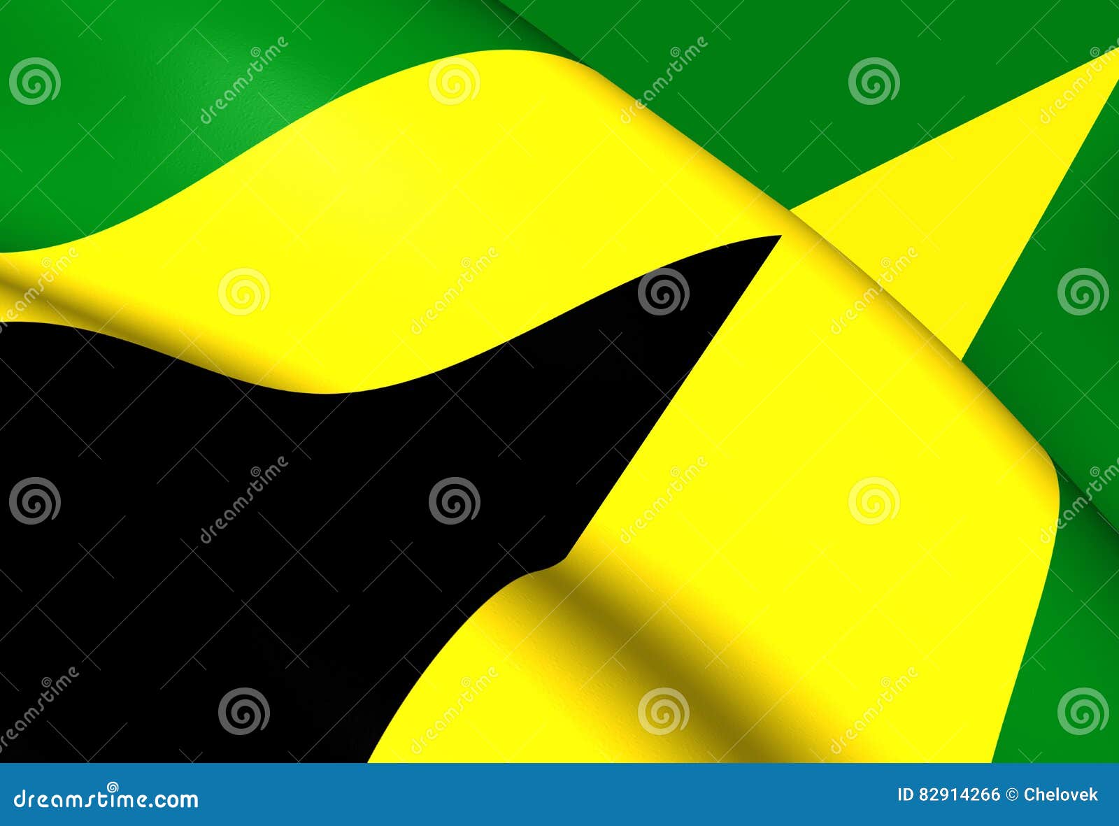 Flag of Tibu, Colombia. stock illustration. Illustration of fluttering ...