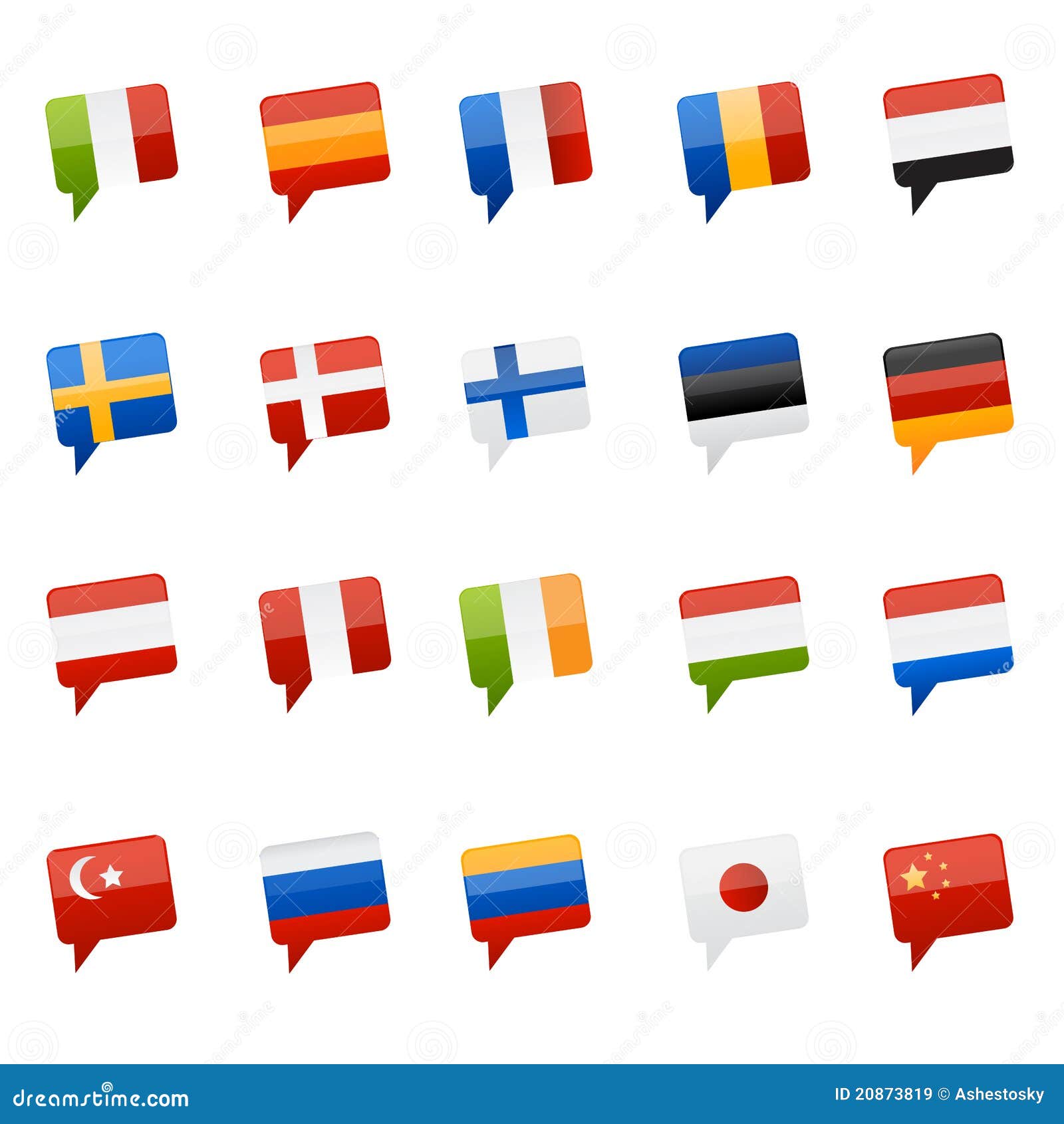 Flag tool tips world stock vector. Illustration of tips - 20873819