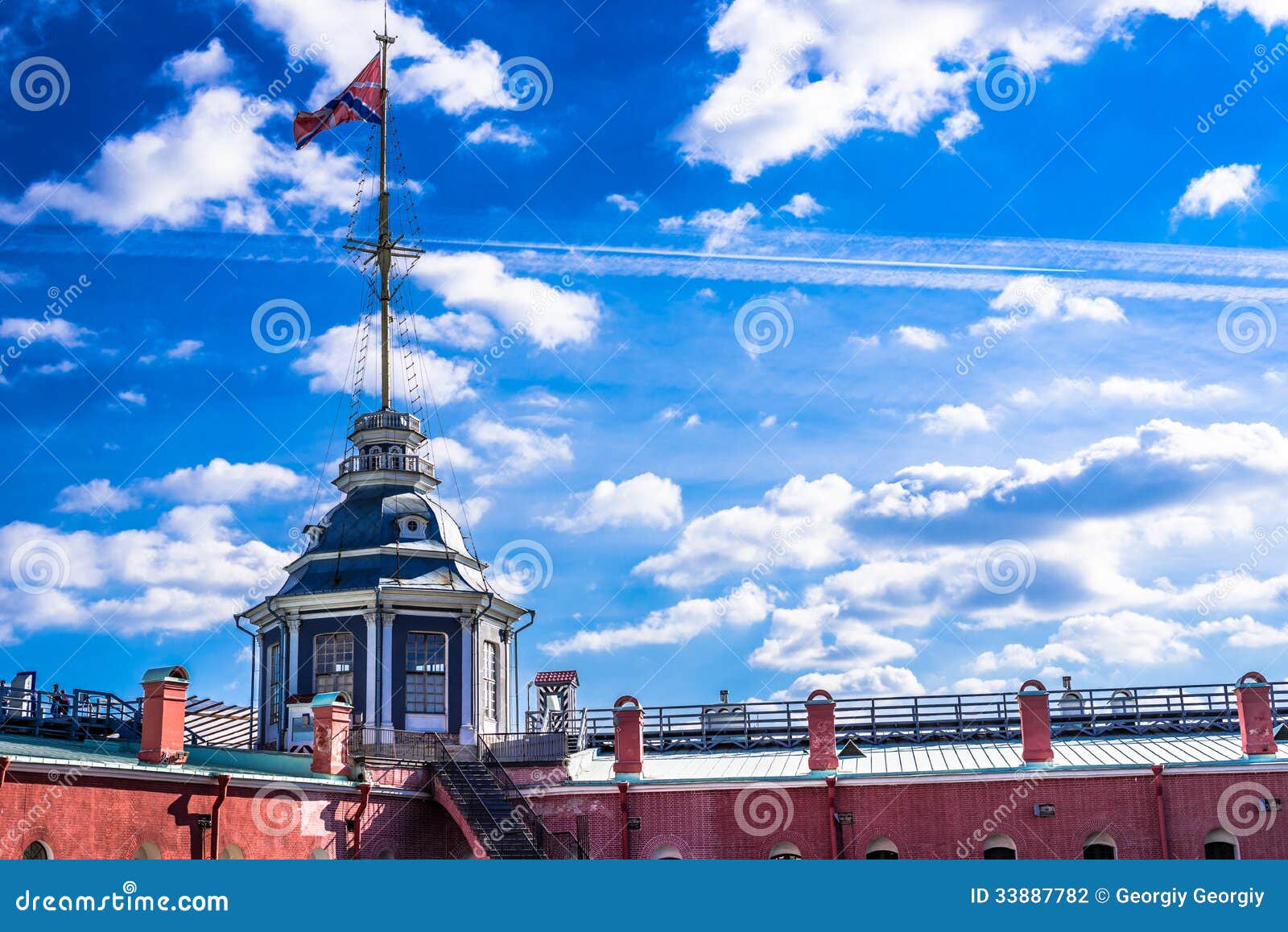 Flag tower stock photo. Image of bastion, paul, cityscape - 33887782