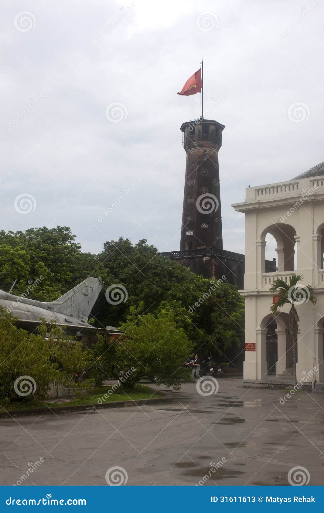 Flag tower editorial stock photo. Image of flag, tower - 31611613