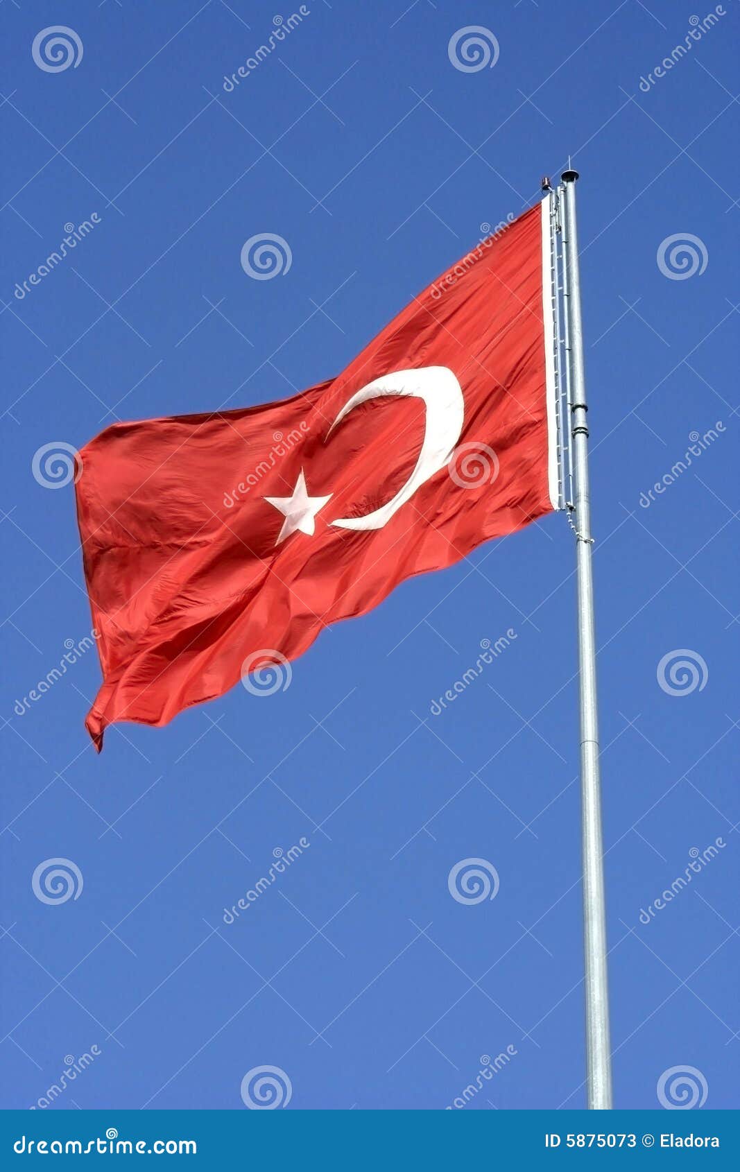 The flag of Turk stock image. Image of turkish, sunni - 5875073