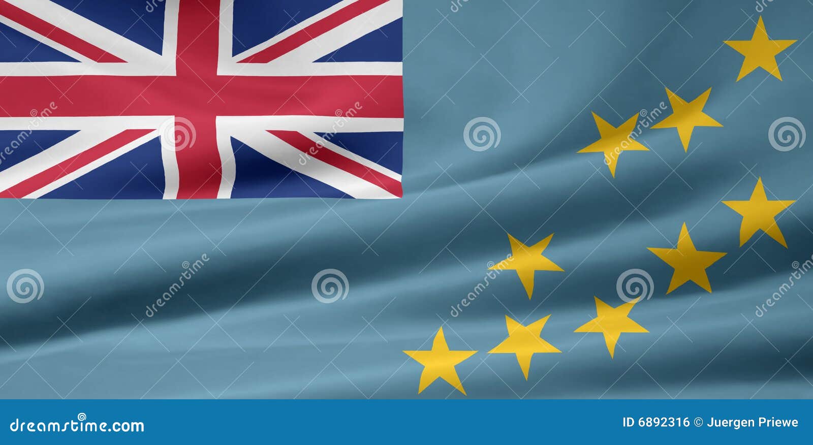 Flag of Tuvalu stock illustration. Illustration of polynesia - 6892316