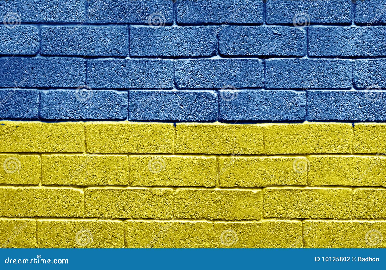 Flag of Ukraine on Brick Wall Stock Photo - Image of proportional ...