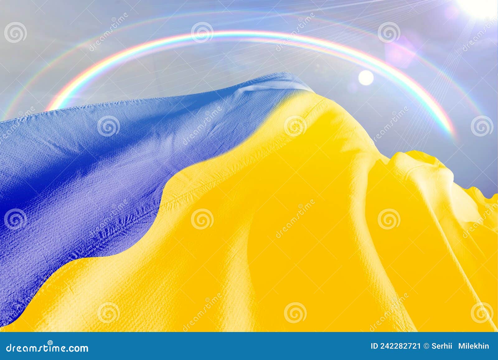 Flag. Ukraine. Waving Flag of Ukraine Stock Image - Image of europe ...