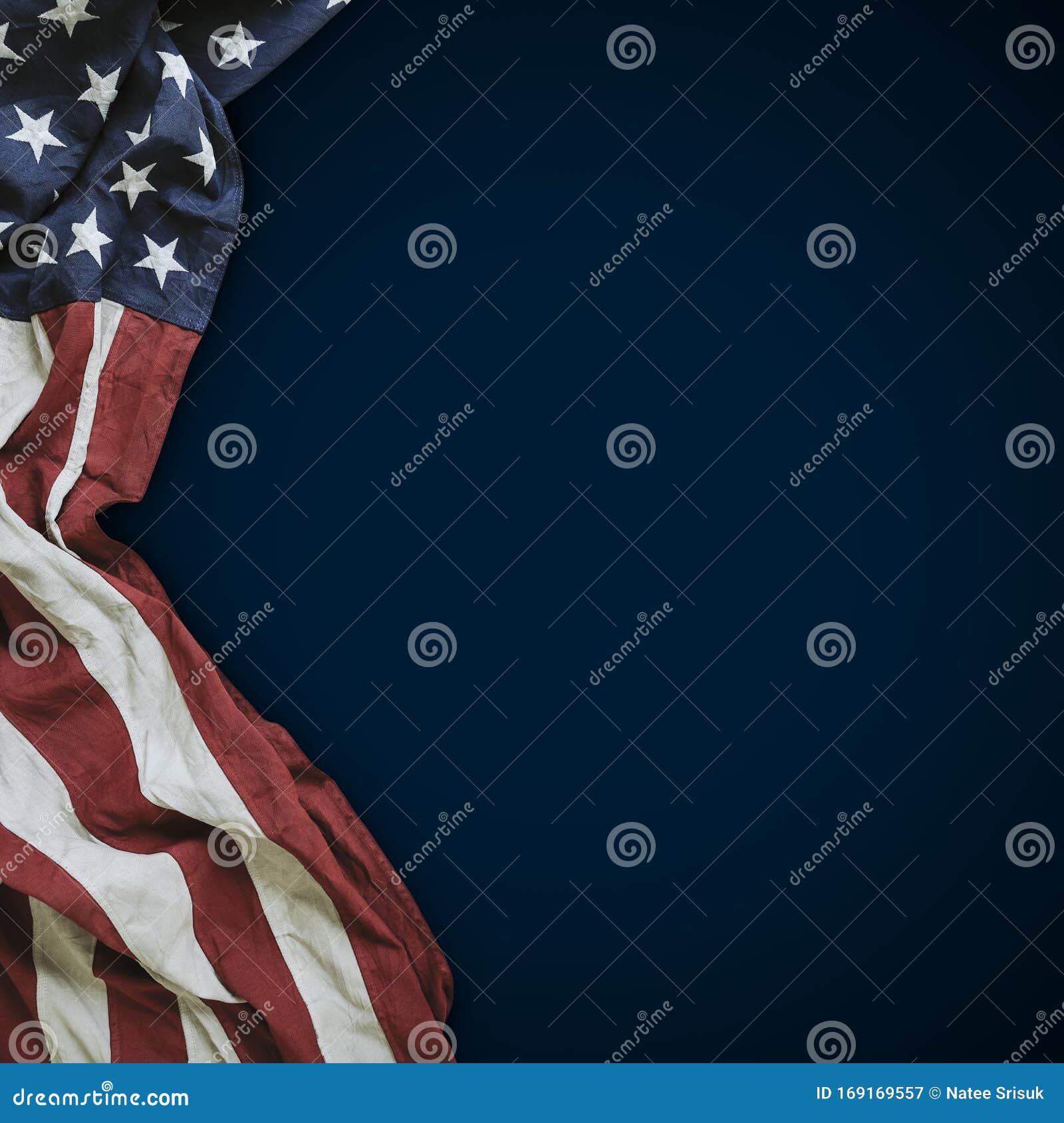 USA Flag On Blue Background Stock Image | CartoonDealer.com #78741187
