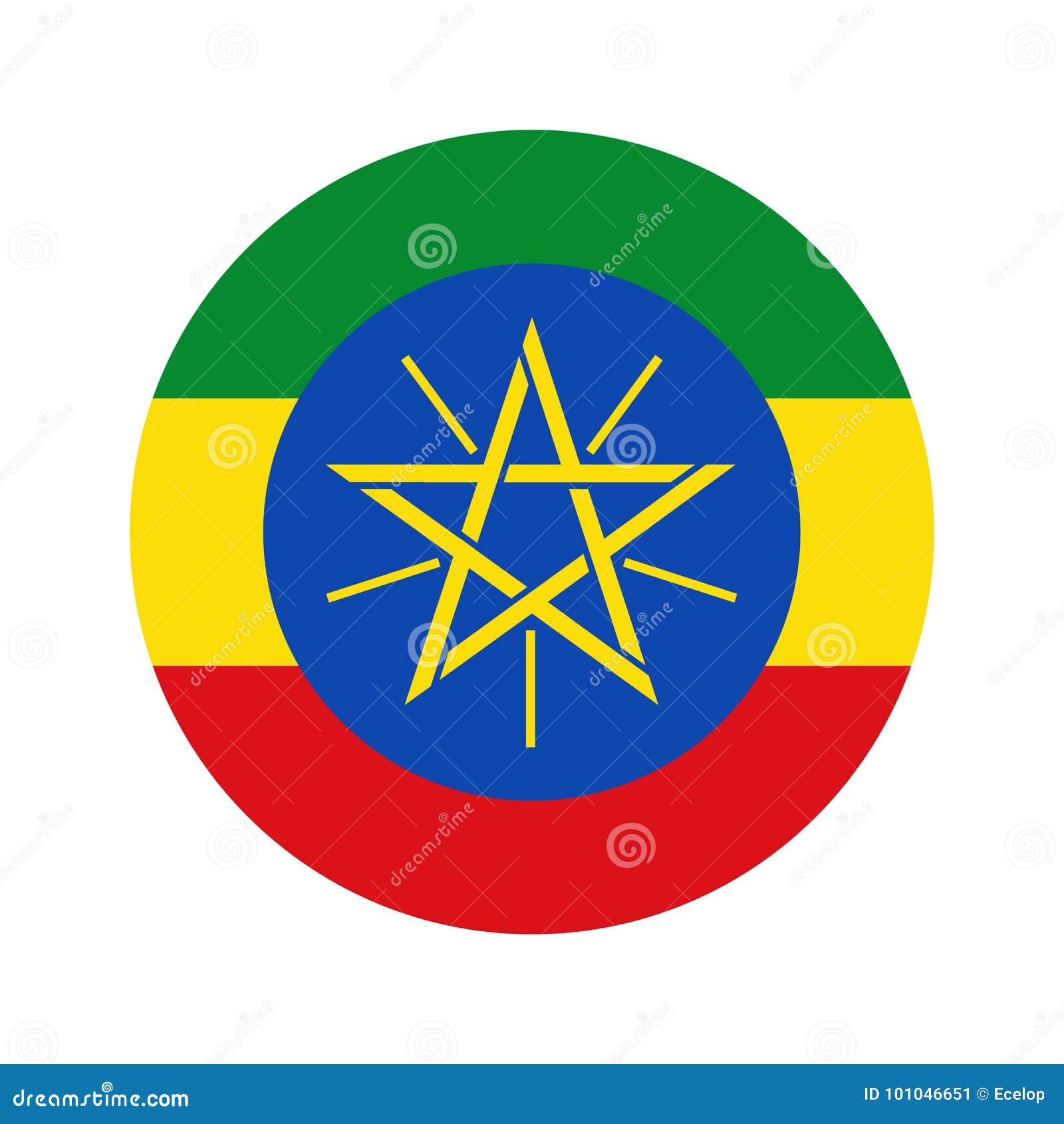 Circular world Flag stock vector. Illustration of government - 101046651