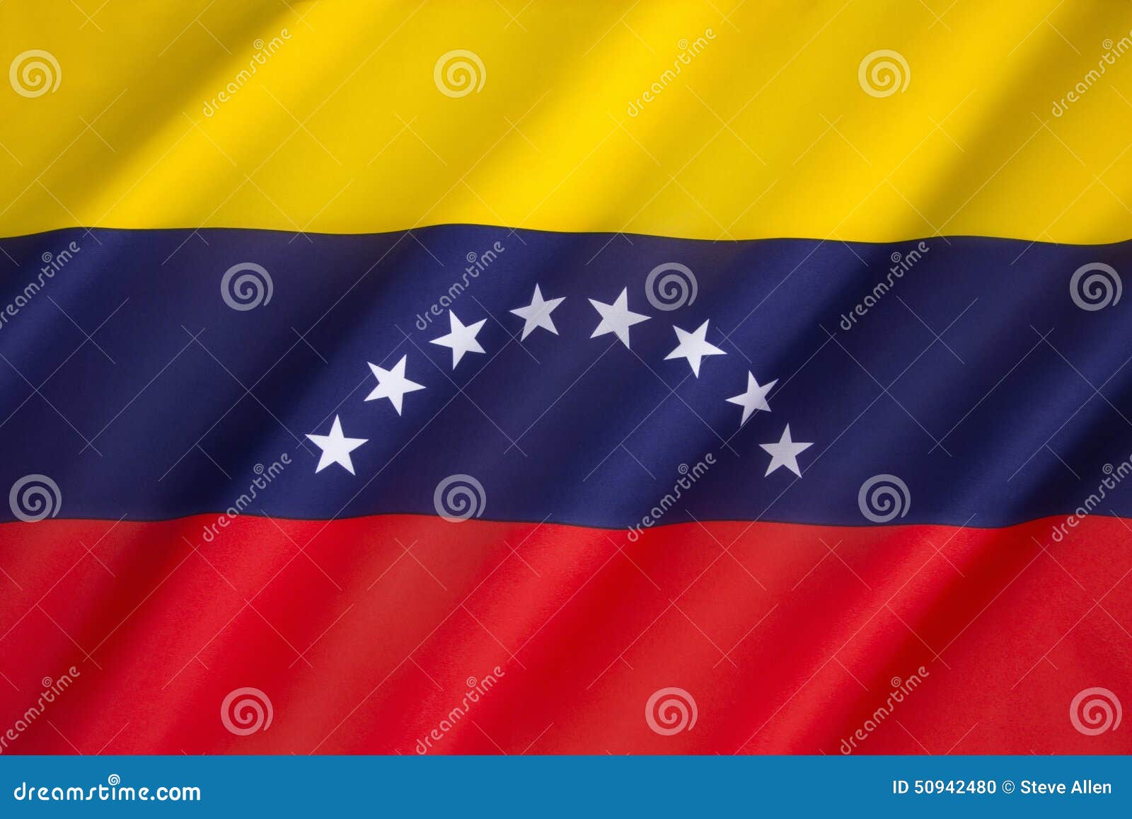 Flag of Venezuela stock photo. Image of flag, south, state - 50942480