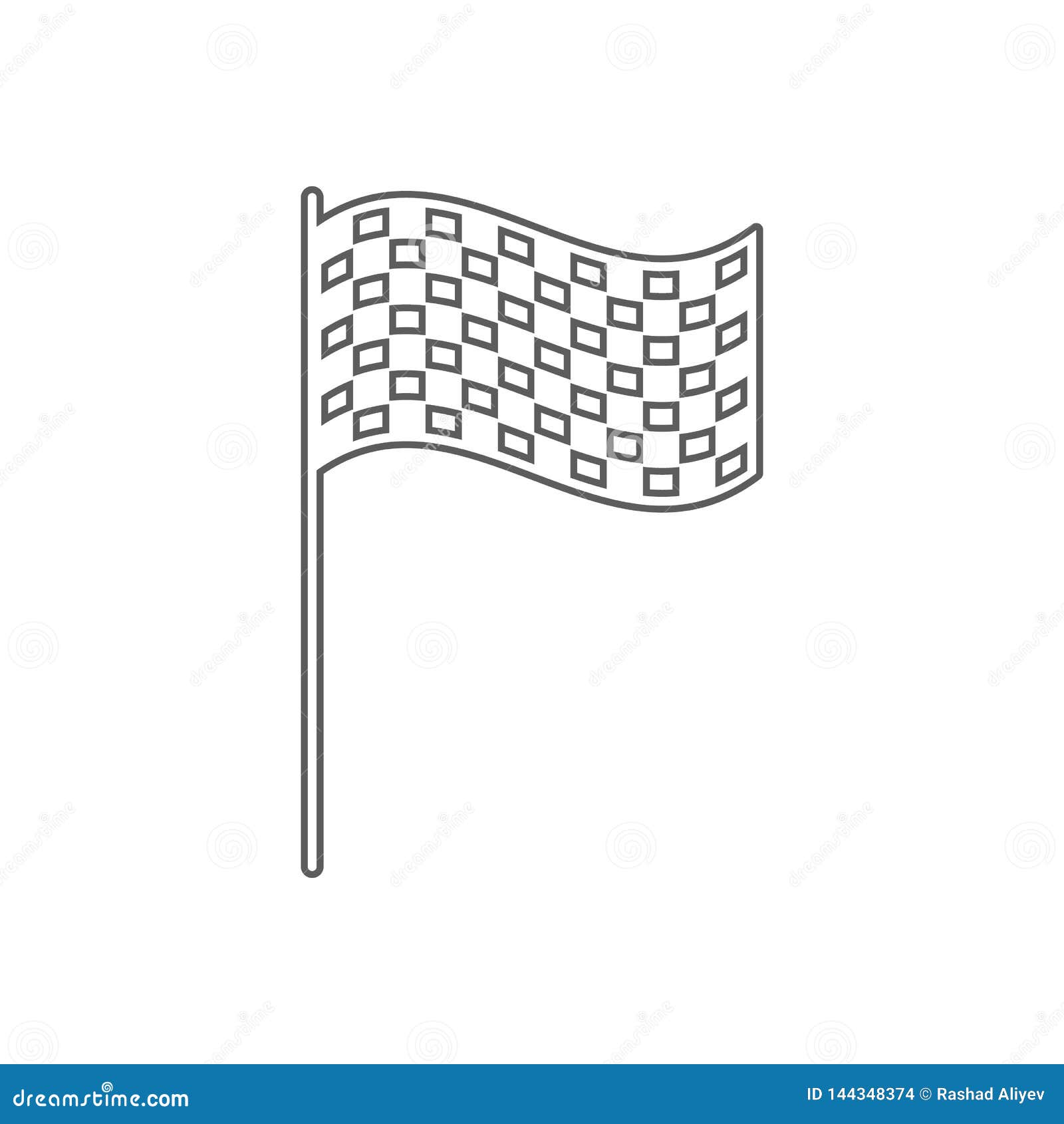 Flag of Victory Icon. Element of Sport for Mobile Concept and Web Apps ...