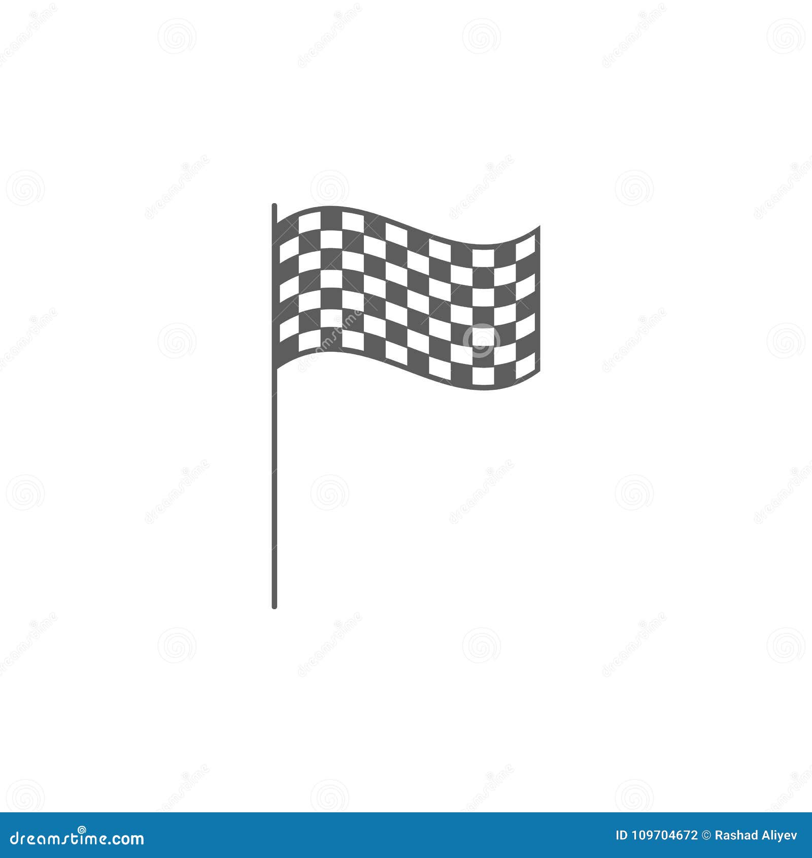 Flag of Victory Icon. Element of Sport for Mobile Concept and Web Apps ...