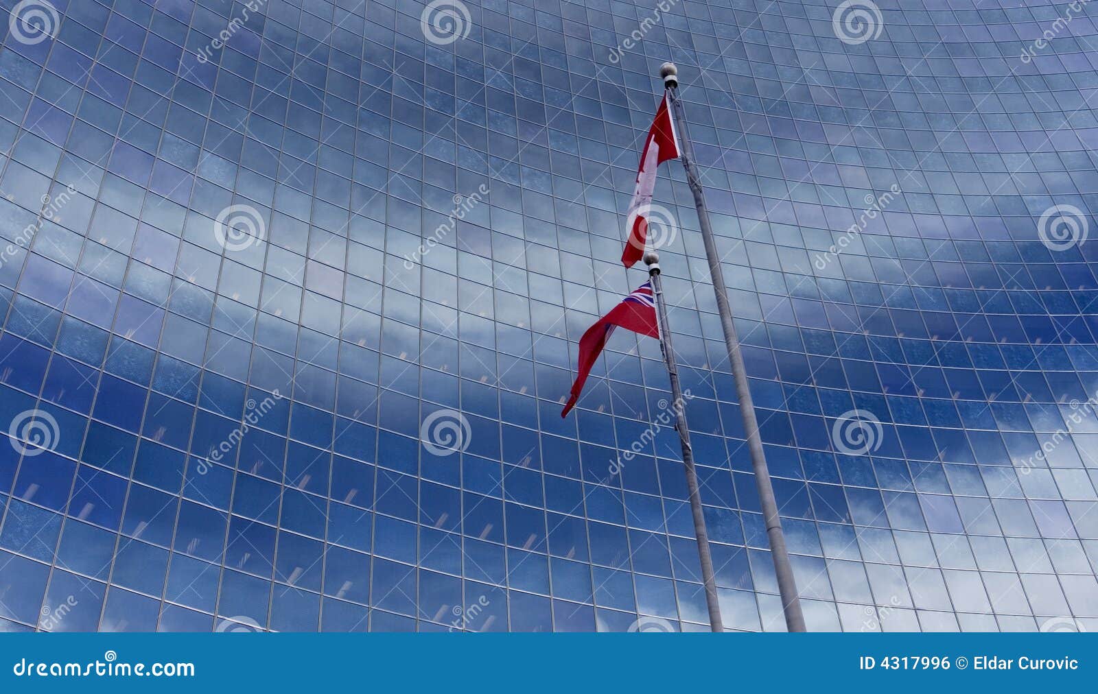 Flag In The Wind Picture. Image: 4317996