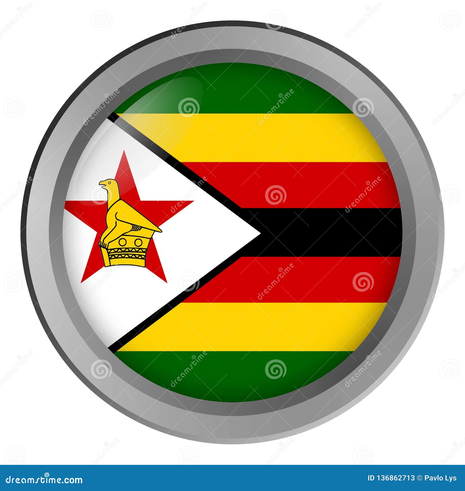 Zimbabwe Round Logos. Vector Illustration | CartoonDealer.com #205068188
