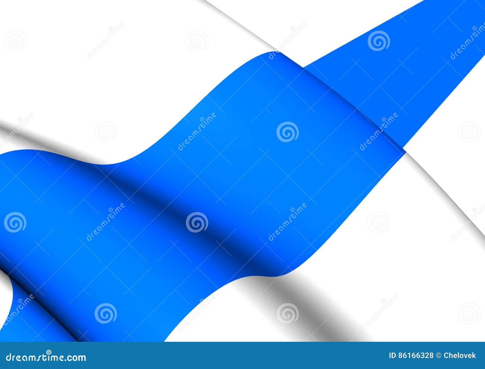 Flag of Zug, Switzerland. stock illustration. Illustration of waving ...