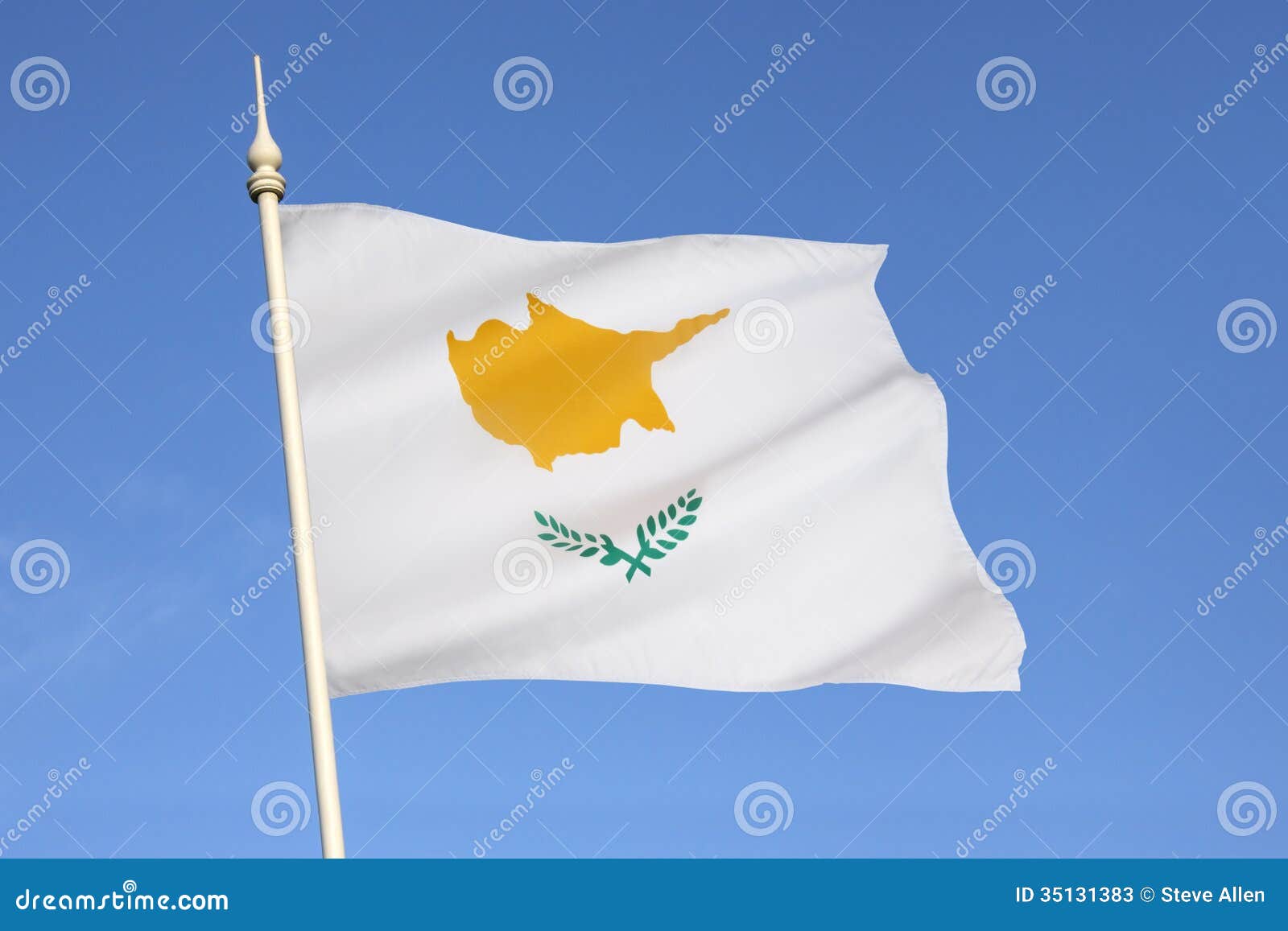 Flaga Cypr obraz stock. Obraz złożonej z kraje, cypr - 35131383