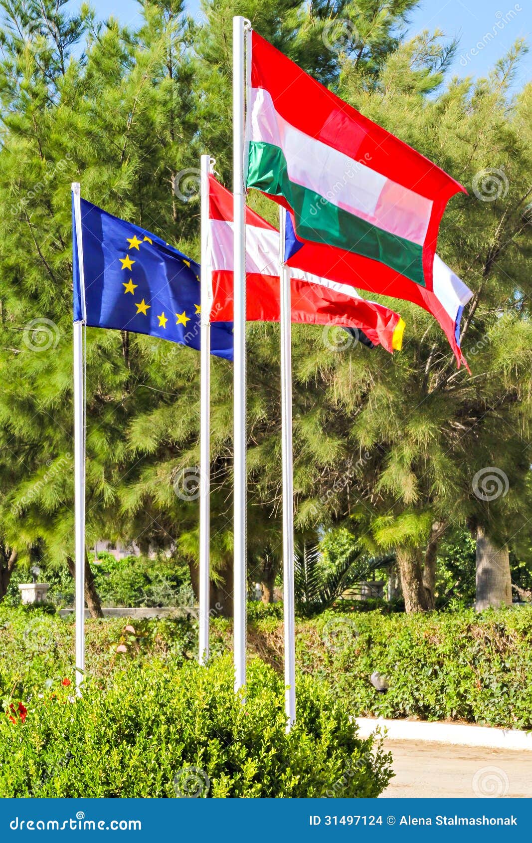 Flaga UE kraje zdjęcie stock. Obraz złożonej z fala, flaga - 31497124