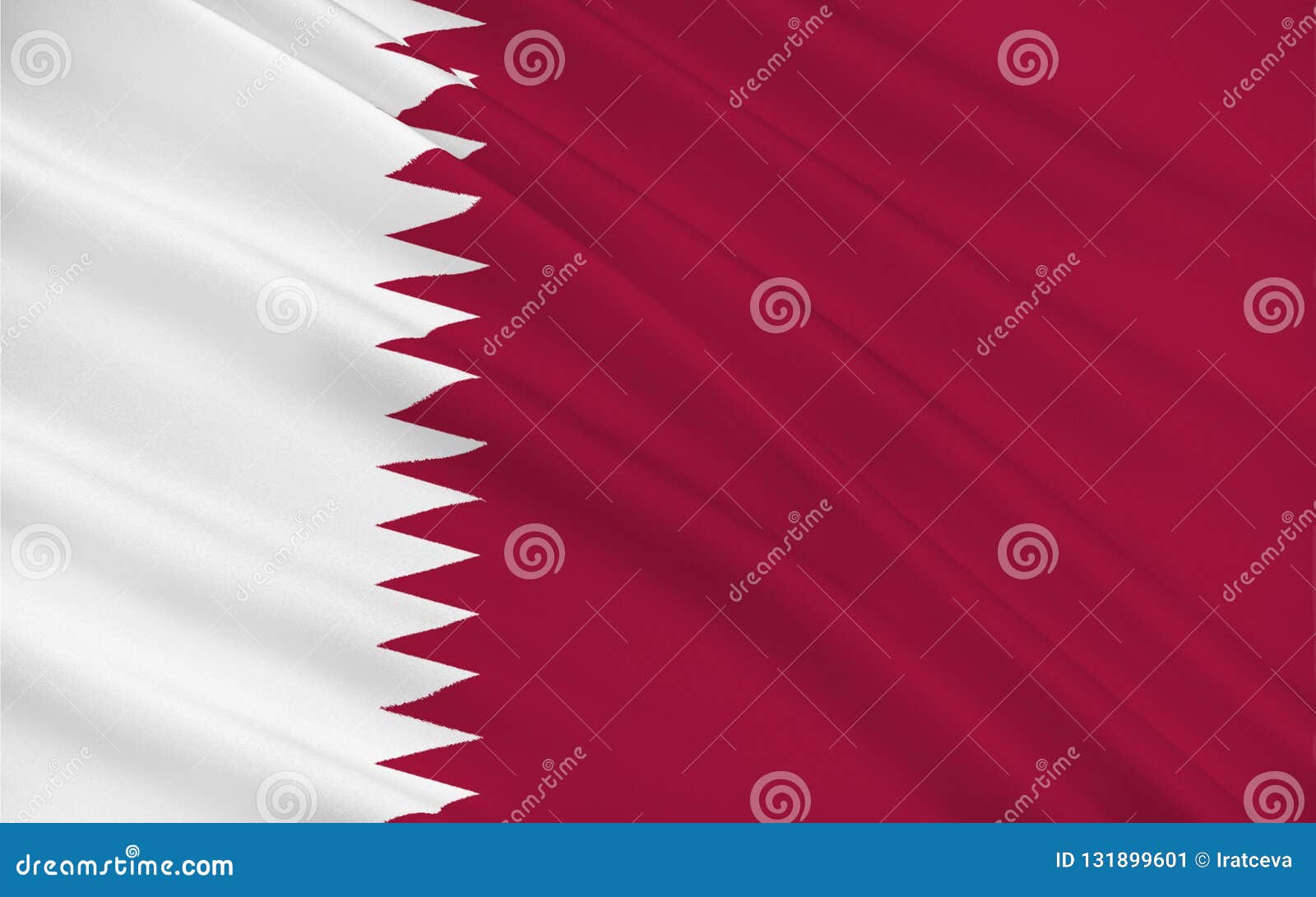 Flagga qatar fotografering för bildbyråer. Bild av flagga - 131899601