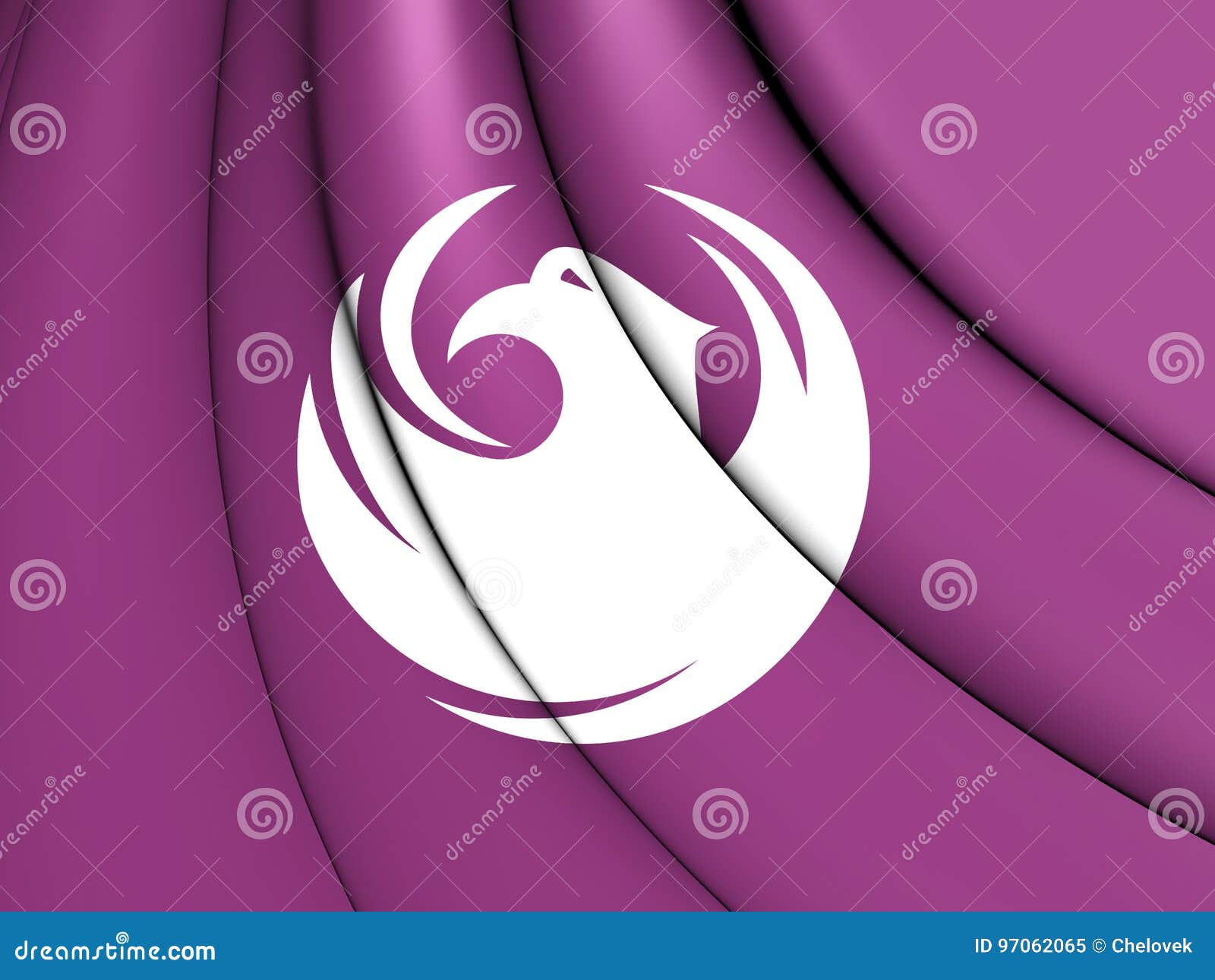 Flagge Von Phoenix Arizona, USA Stock Abbildung - Illustration von ...