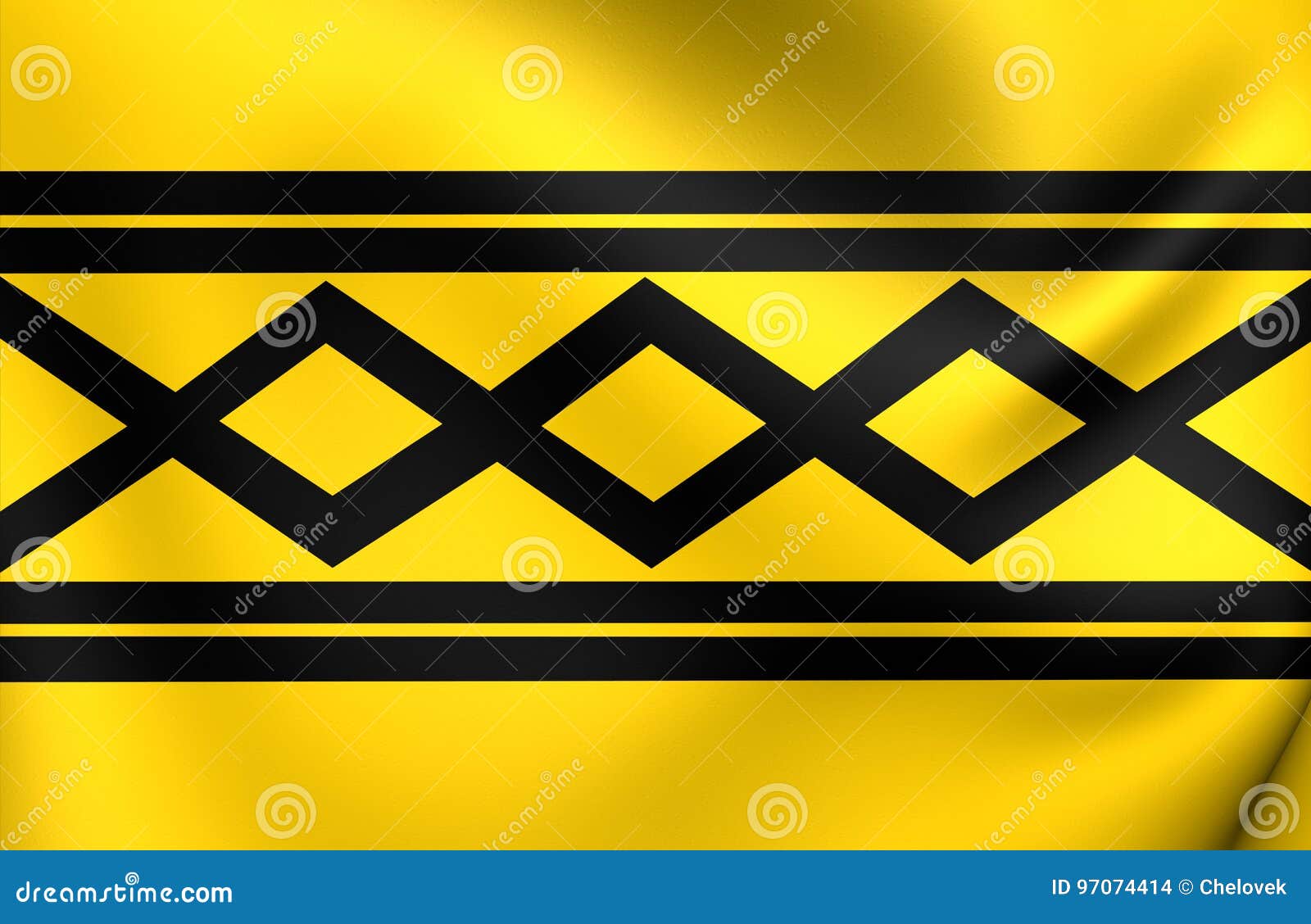 Flagge Von West Midlands-Grafschaft, England Stock Abbildung ...
