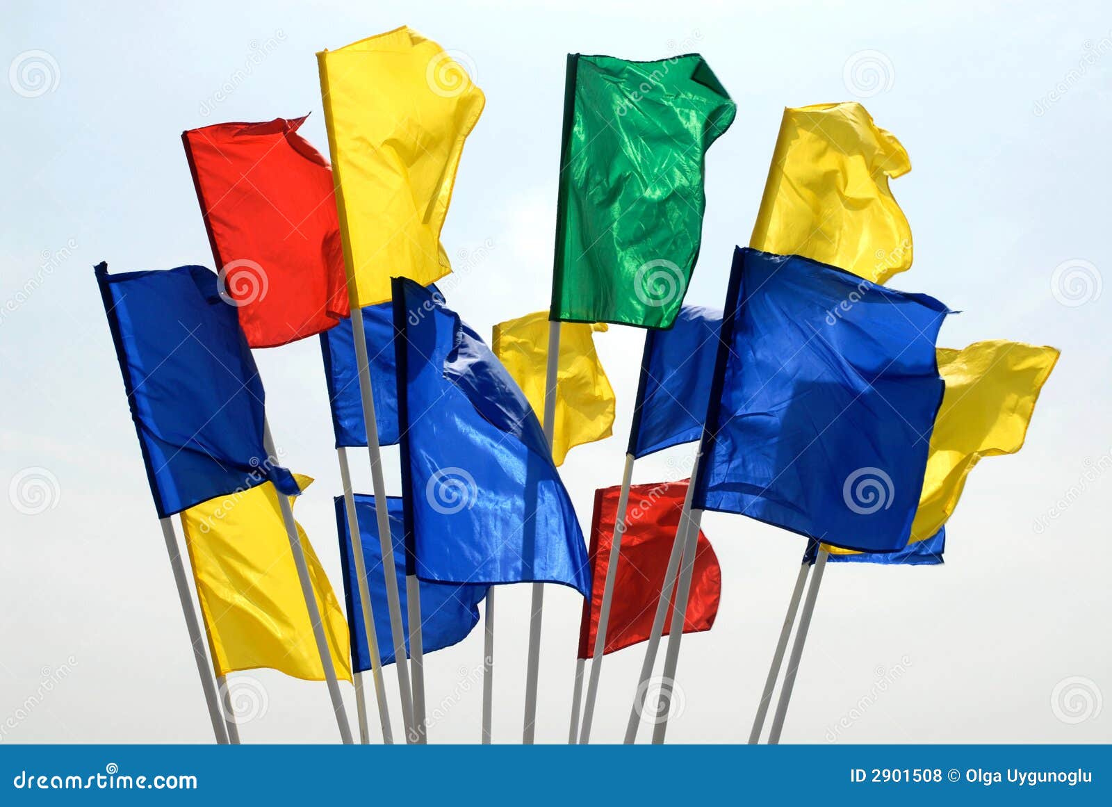 Flaggor arkivfoto. Bild av material, vind, utomhus, modell - 2901508